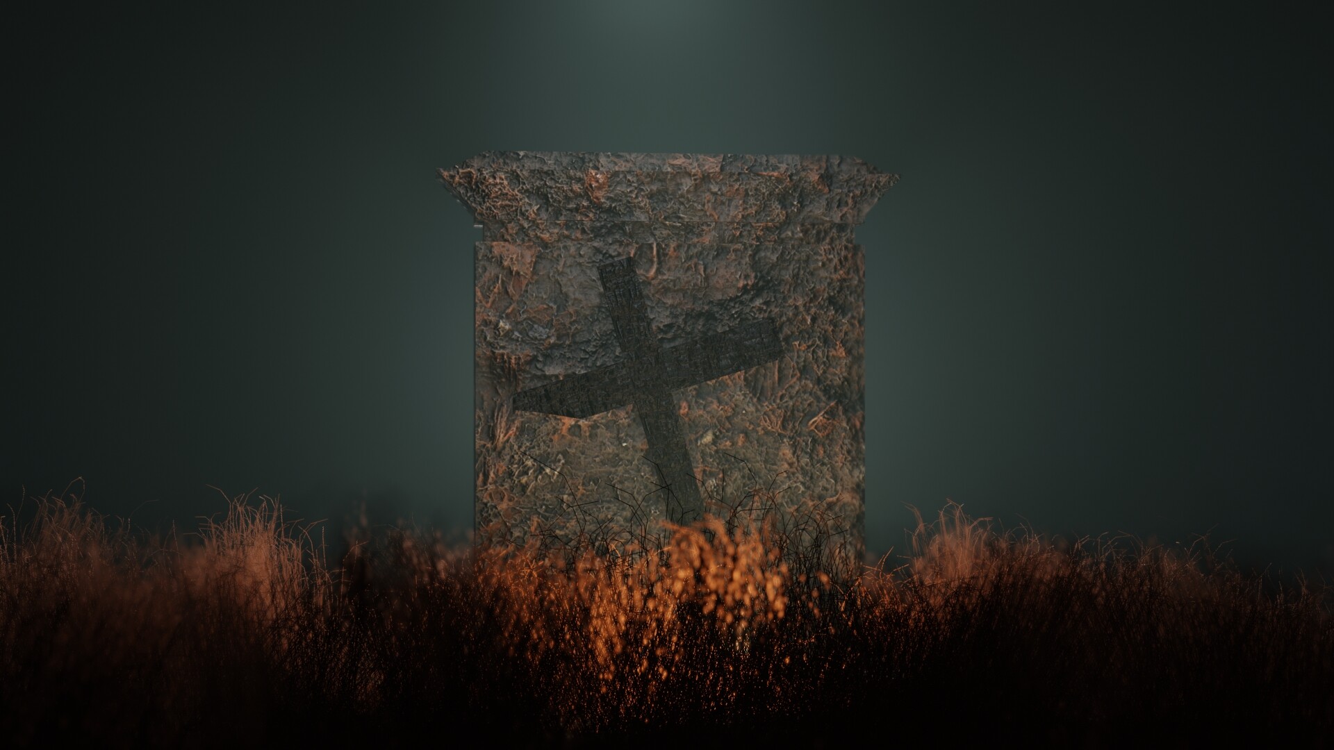 ArtStation - Graveyard in Blender