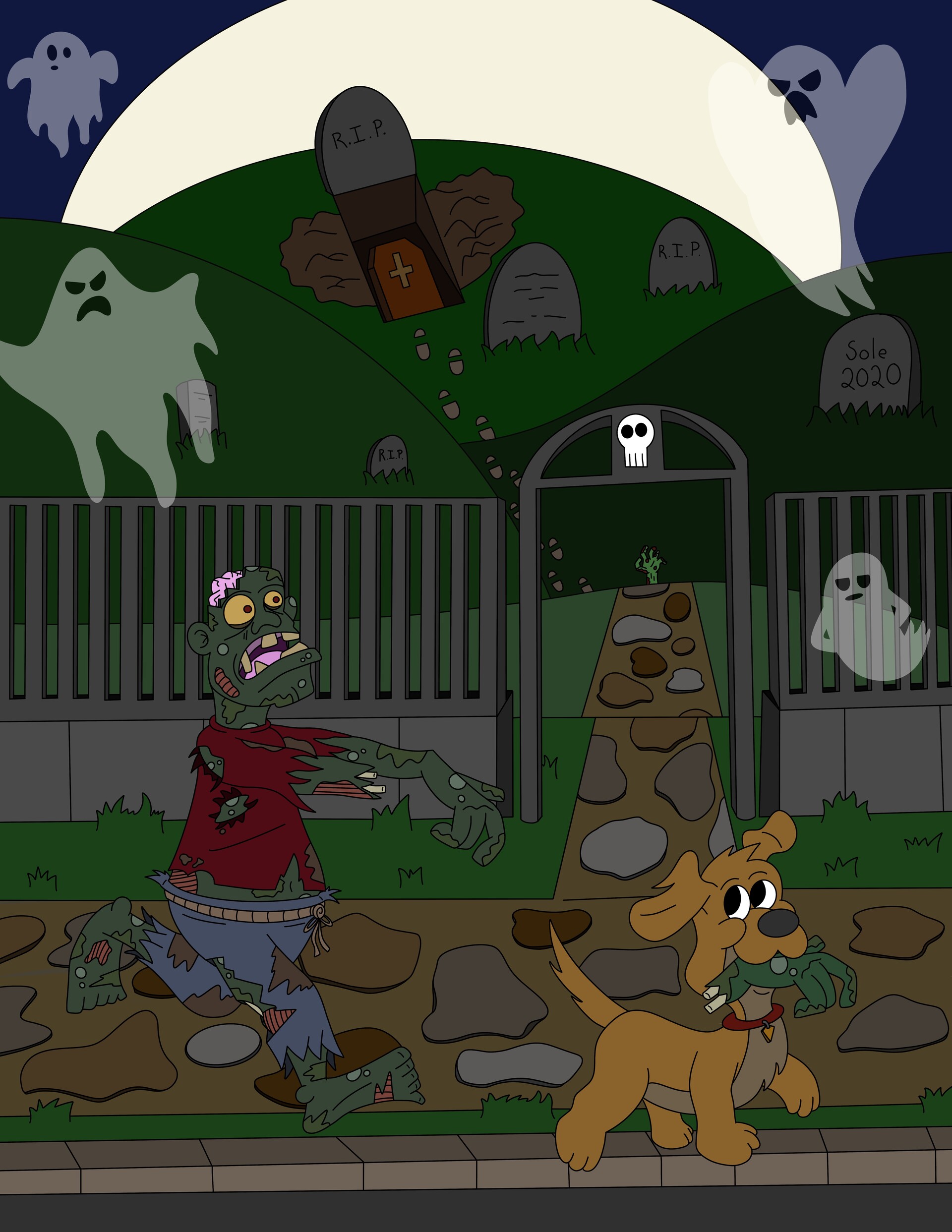 ArtStation - Zombie Fetch