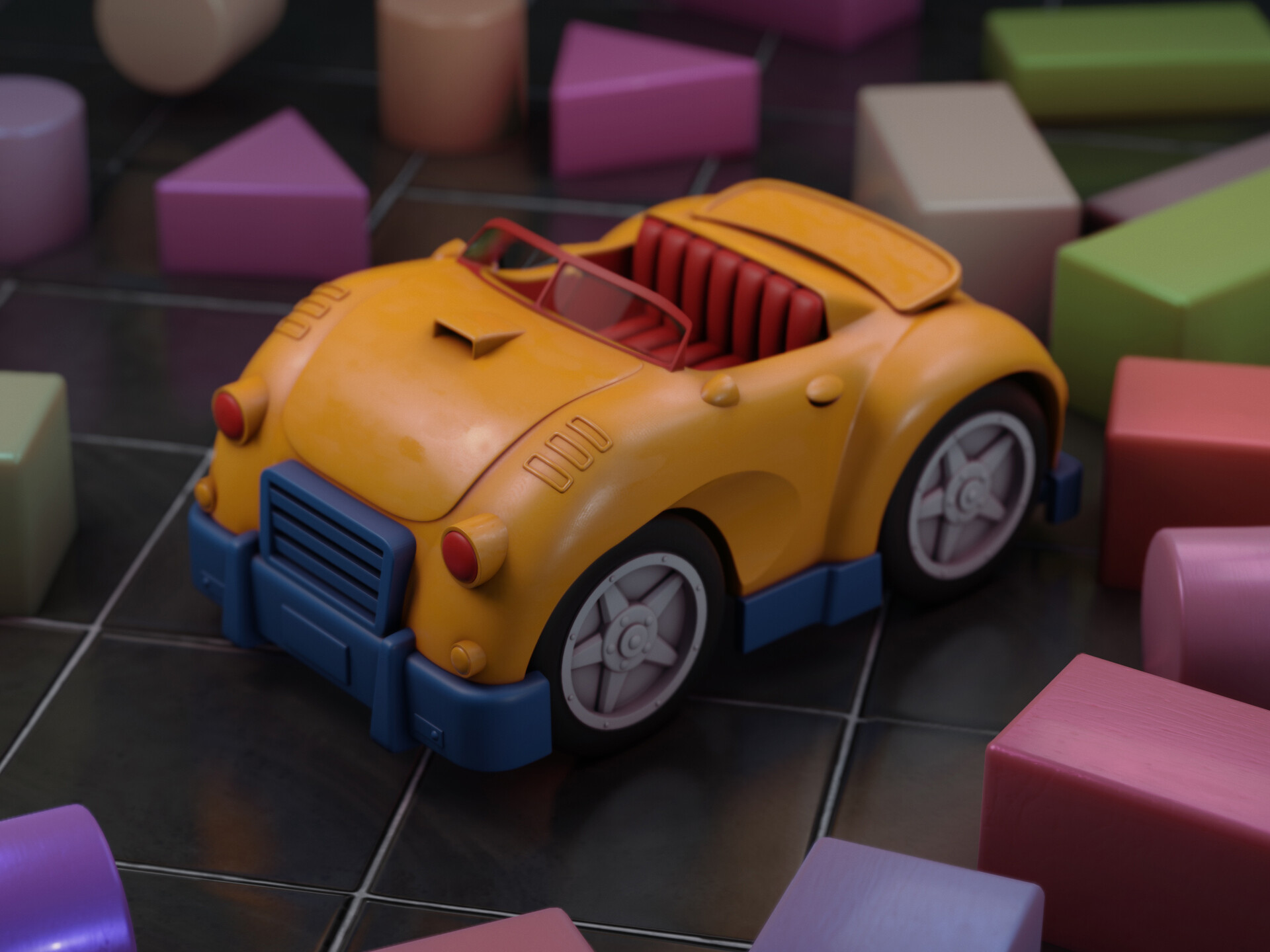 ArtStation - Toy Car