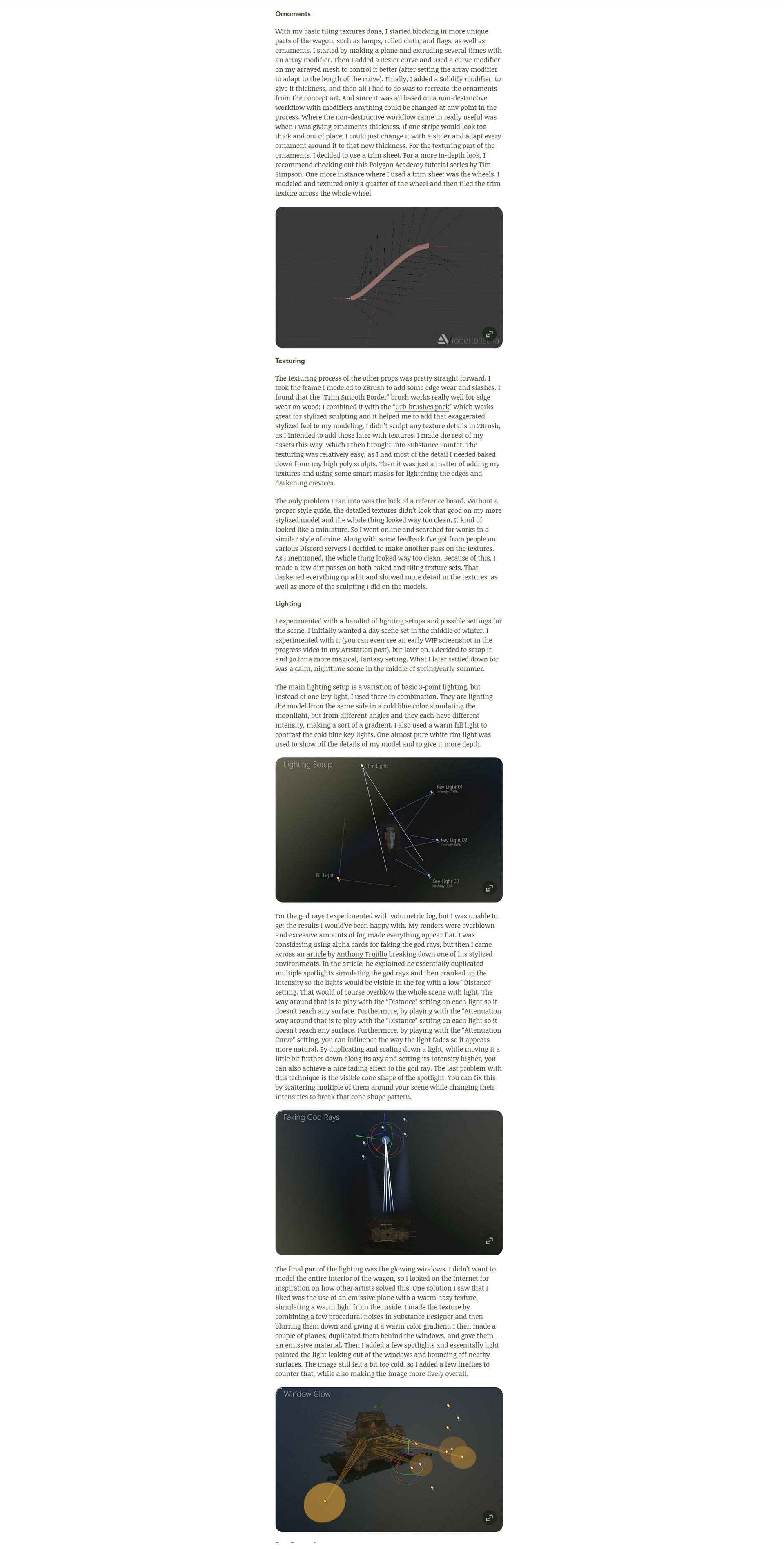 Robert Paseka - 80.lv Article - Creating a Stylized Elven Wagon