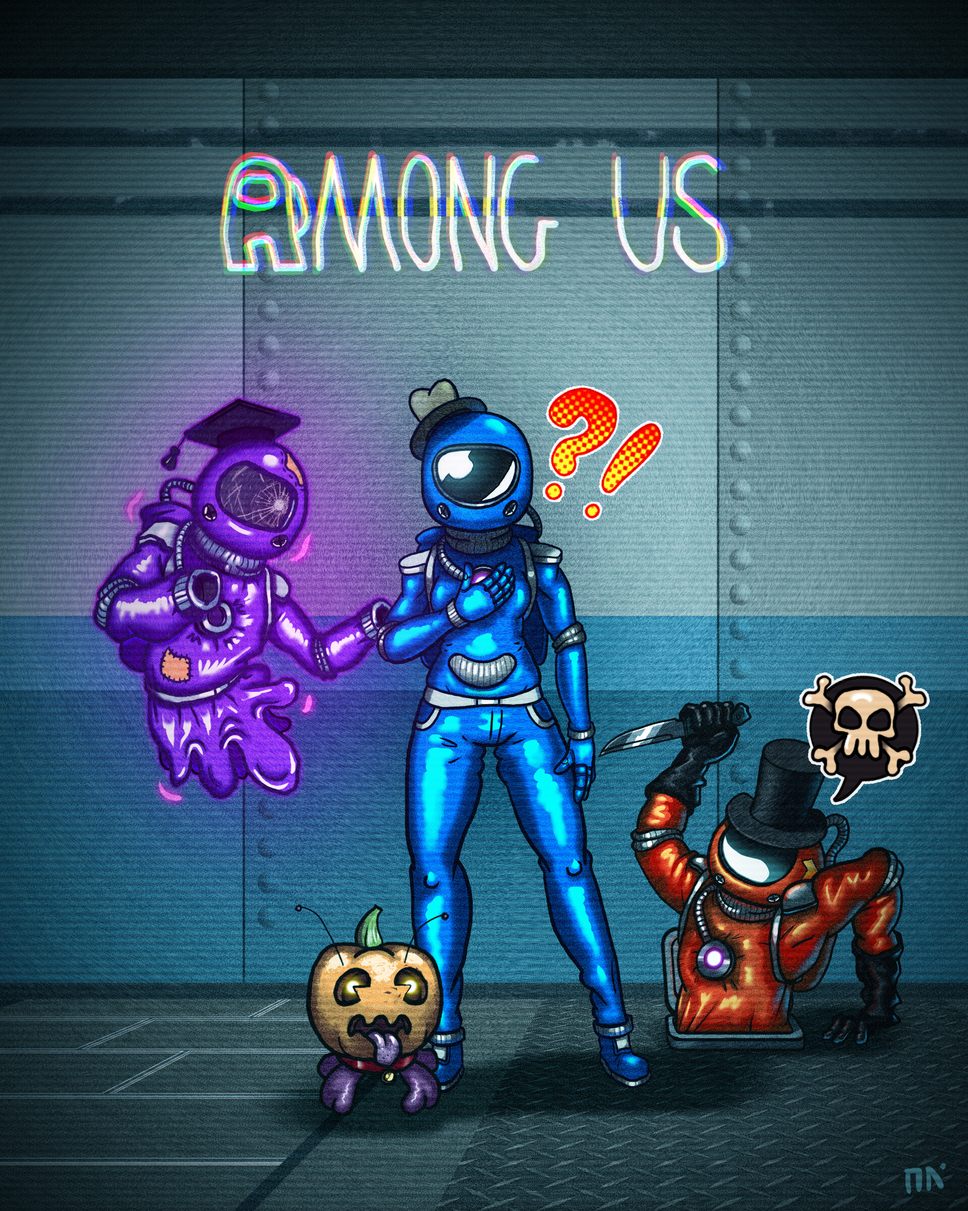 ArtStation - Among us (fan art)