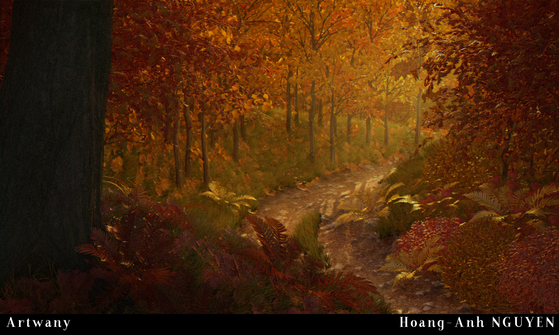 ArtStation - Autumn Forest