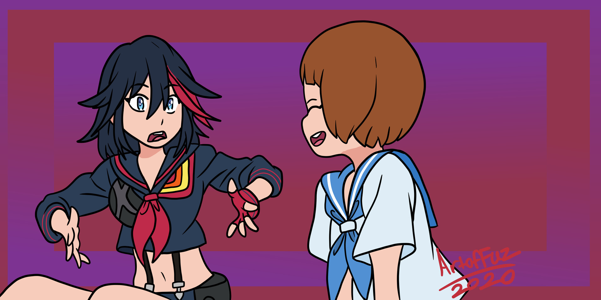 ArtStation - Kill La Kill Scene