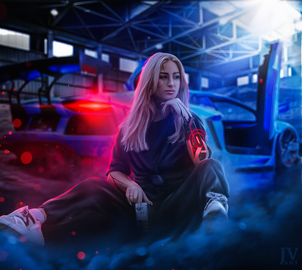 ArtStation - Aless cybergirl