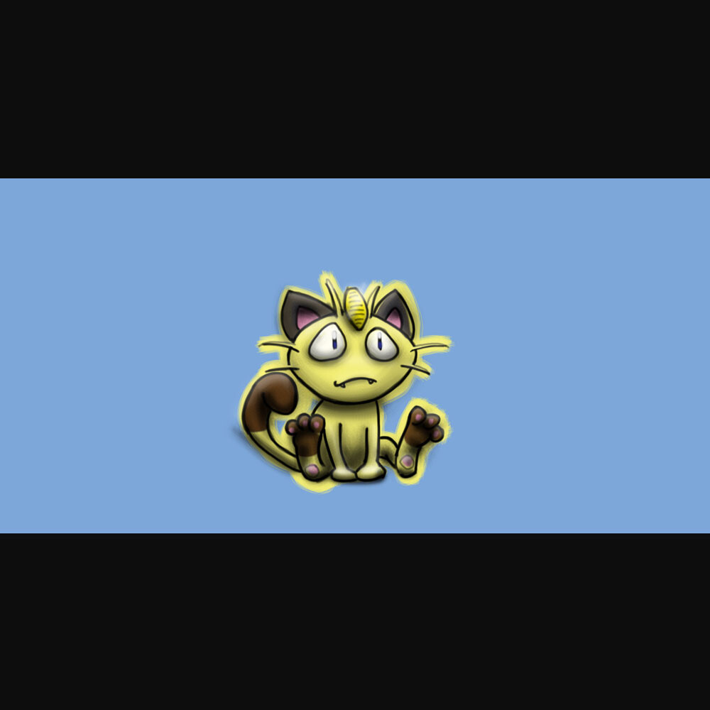 Shiny Meowth Sprite