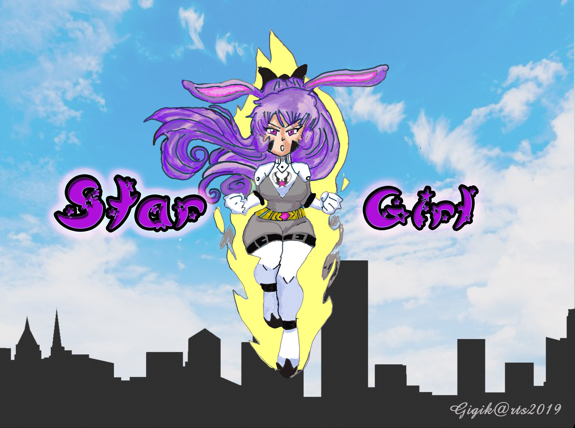 ArtStation - Star Girl OC Original