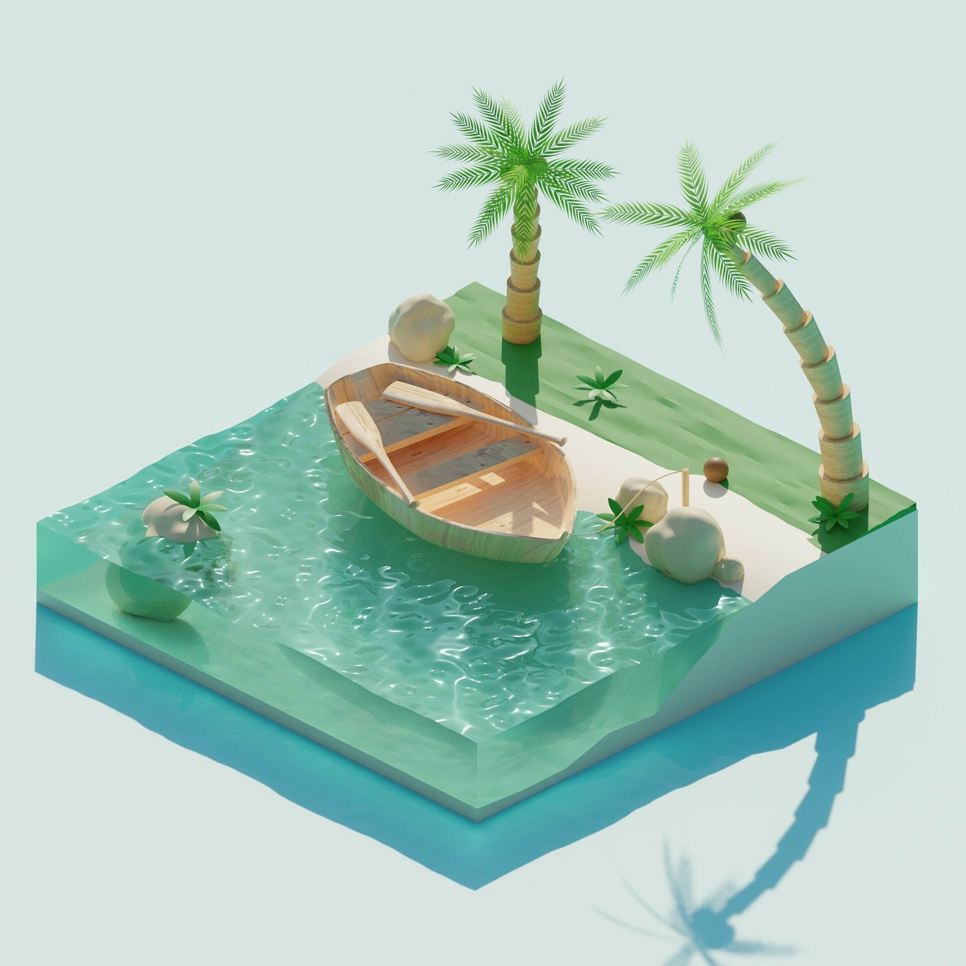 ArtStation - first model of 3d lesson