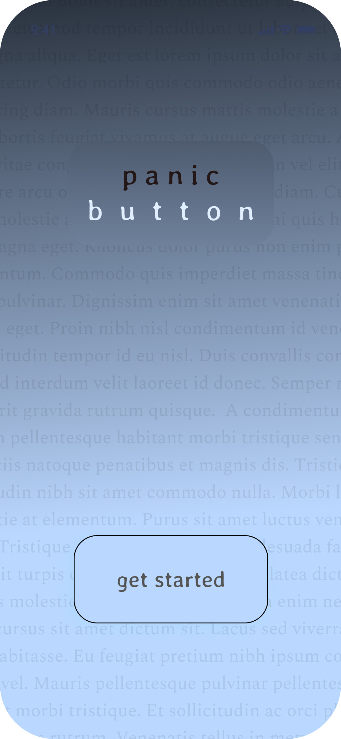 ArtStation - panic button - dark mode