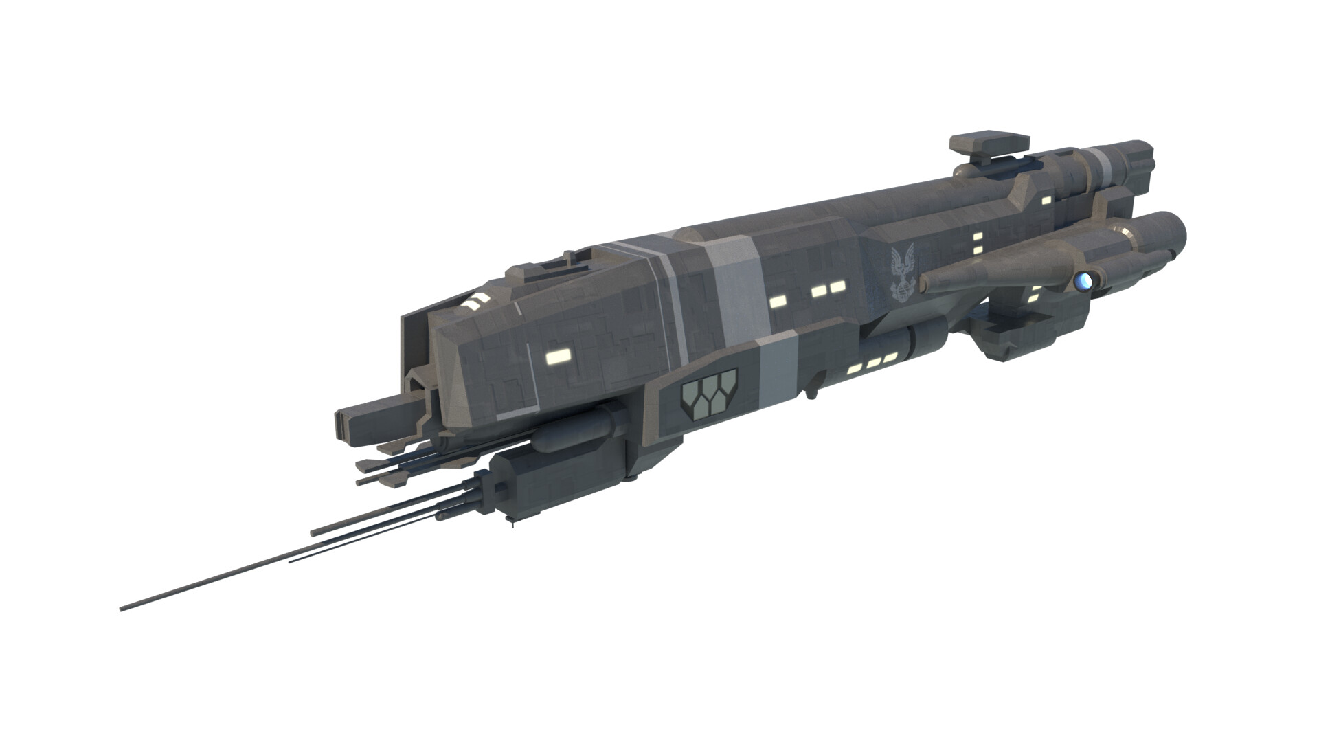 ArtStation - Gladius class heavy corvette