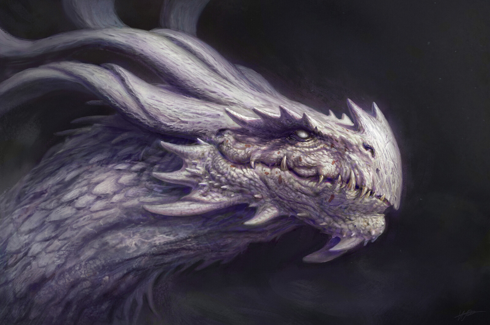 ArtStation - Wise dragon head