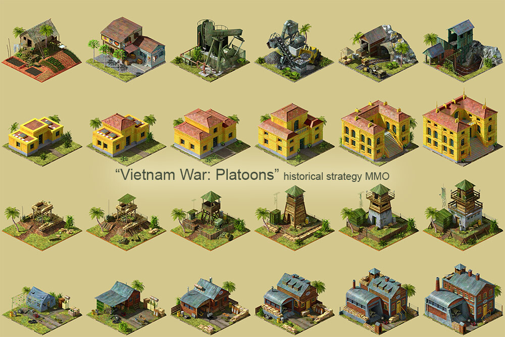 ArtStation - Vietnam War: Platoons