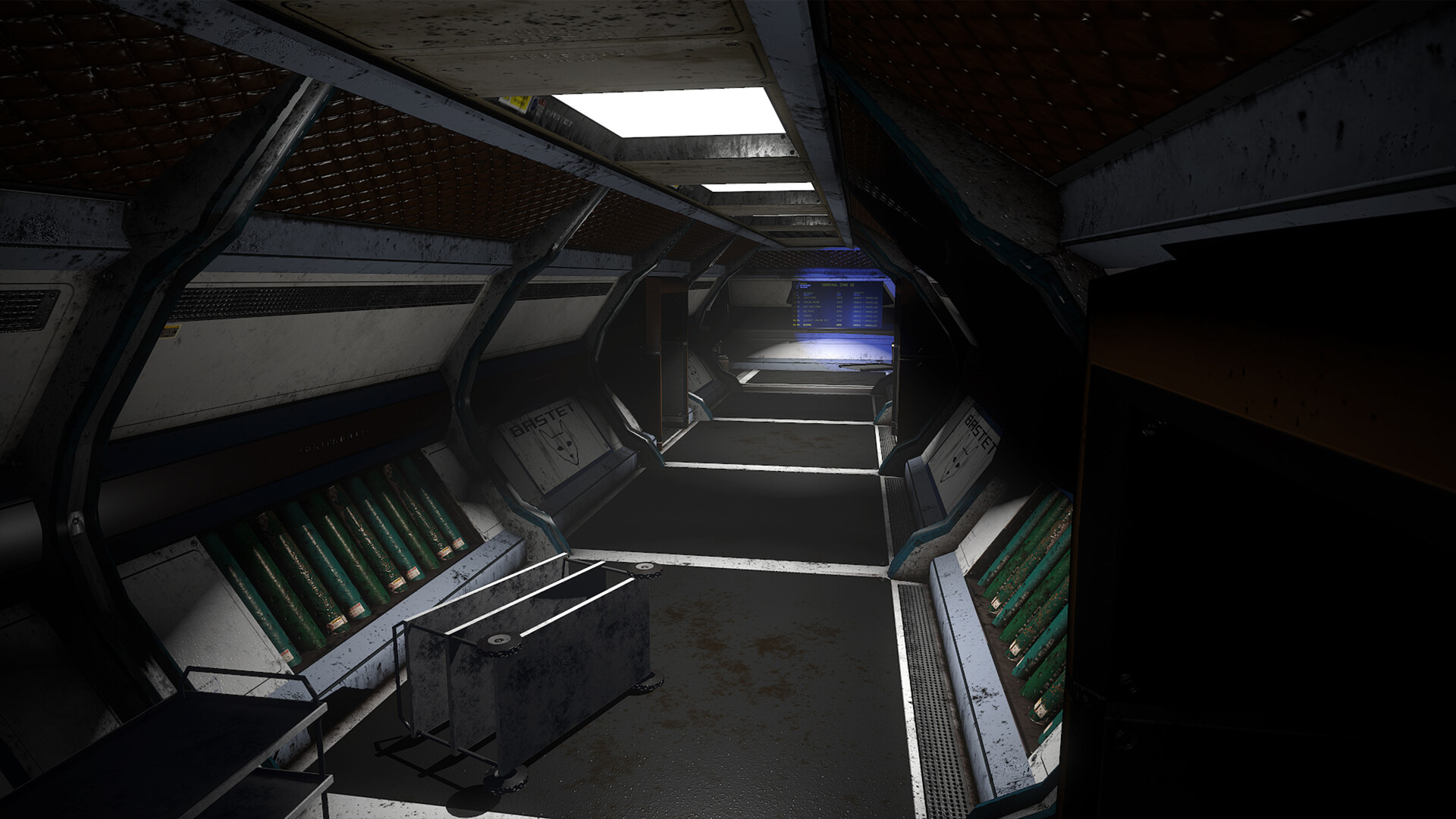 ArtStation - SF Corridor assets from "Silent Sea"