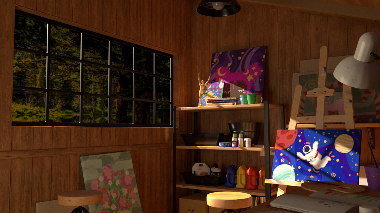 ArtStation - Rendering 1 | Art Studio Texturing