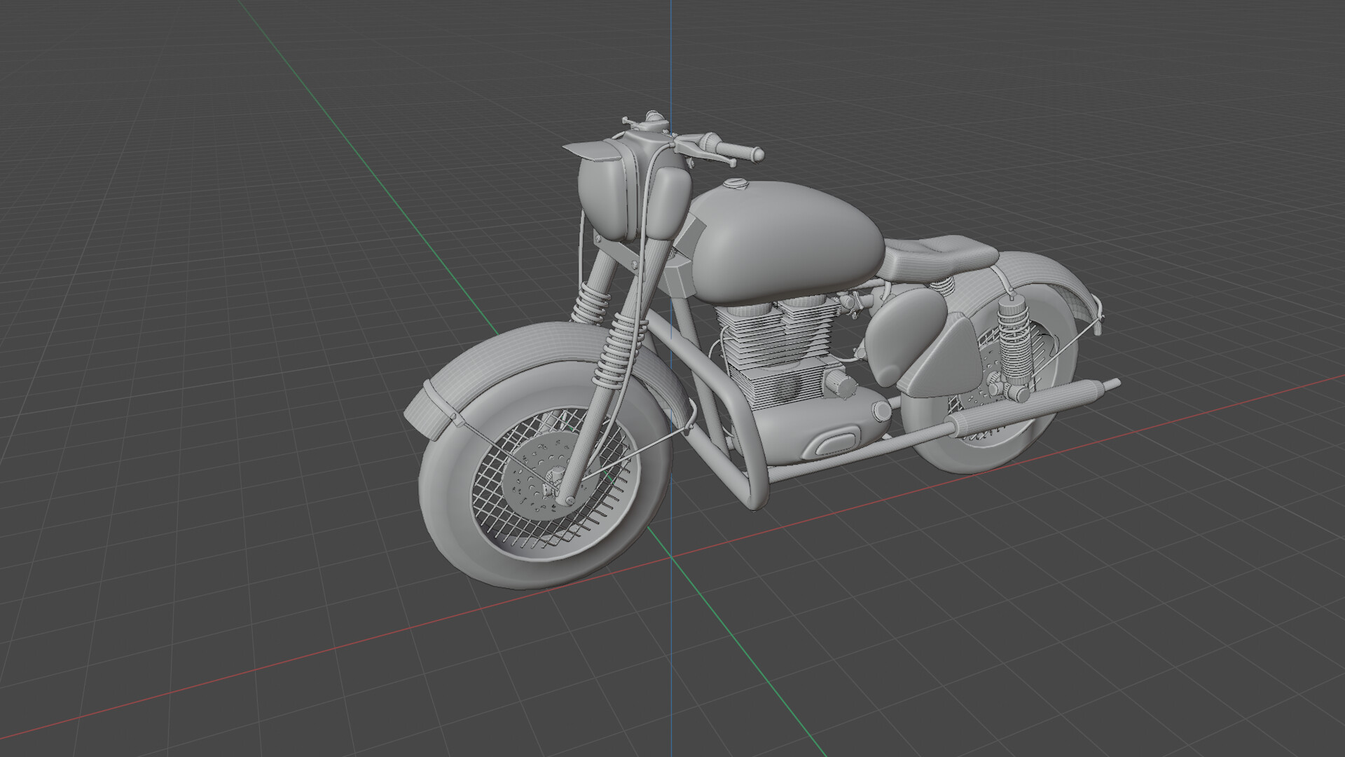 ArtStation - 3D Model of a Bike