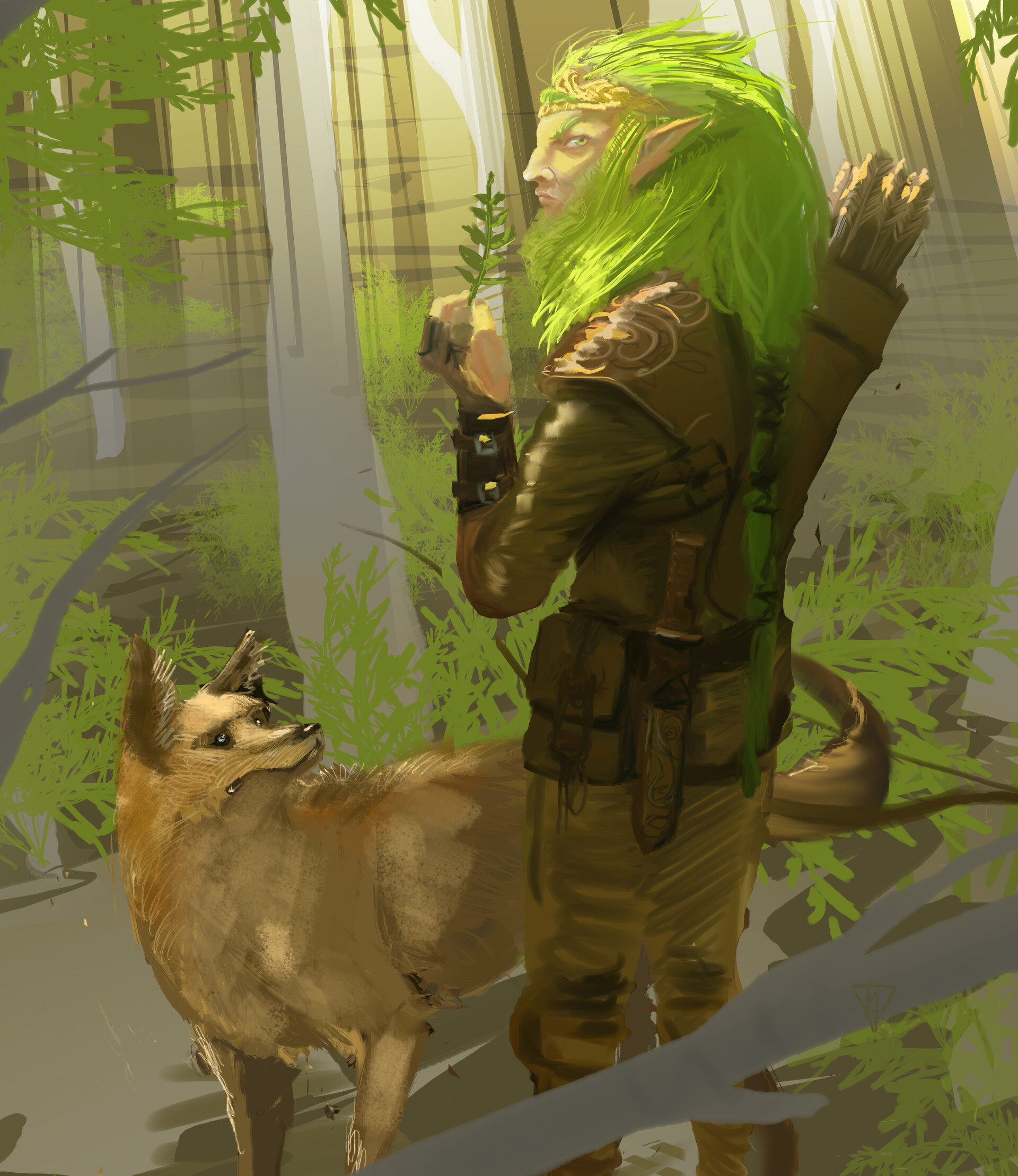 ArtStation - Elf tracker