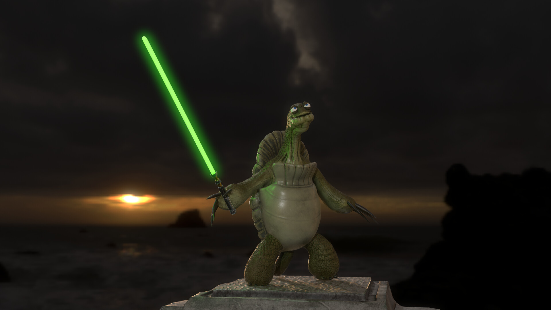 ArtStation - Jedi Oogway