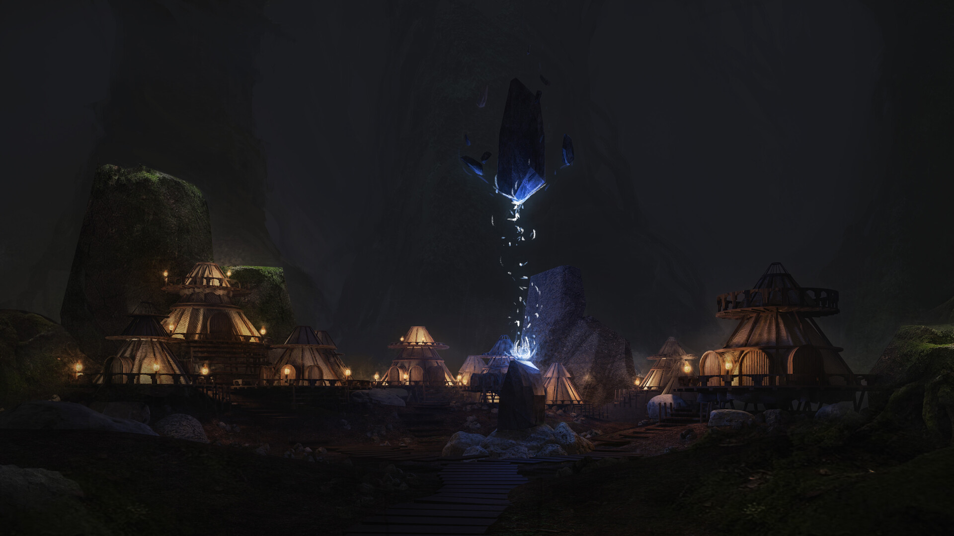 ArtStation - Hidden village