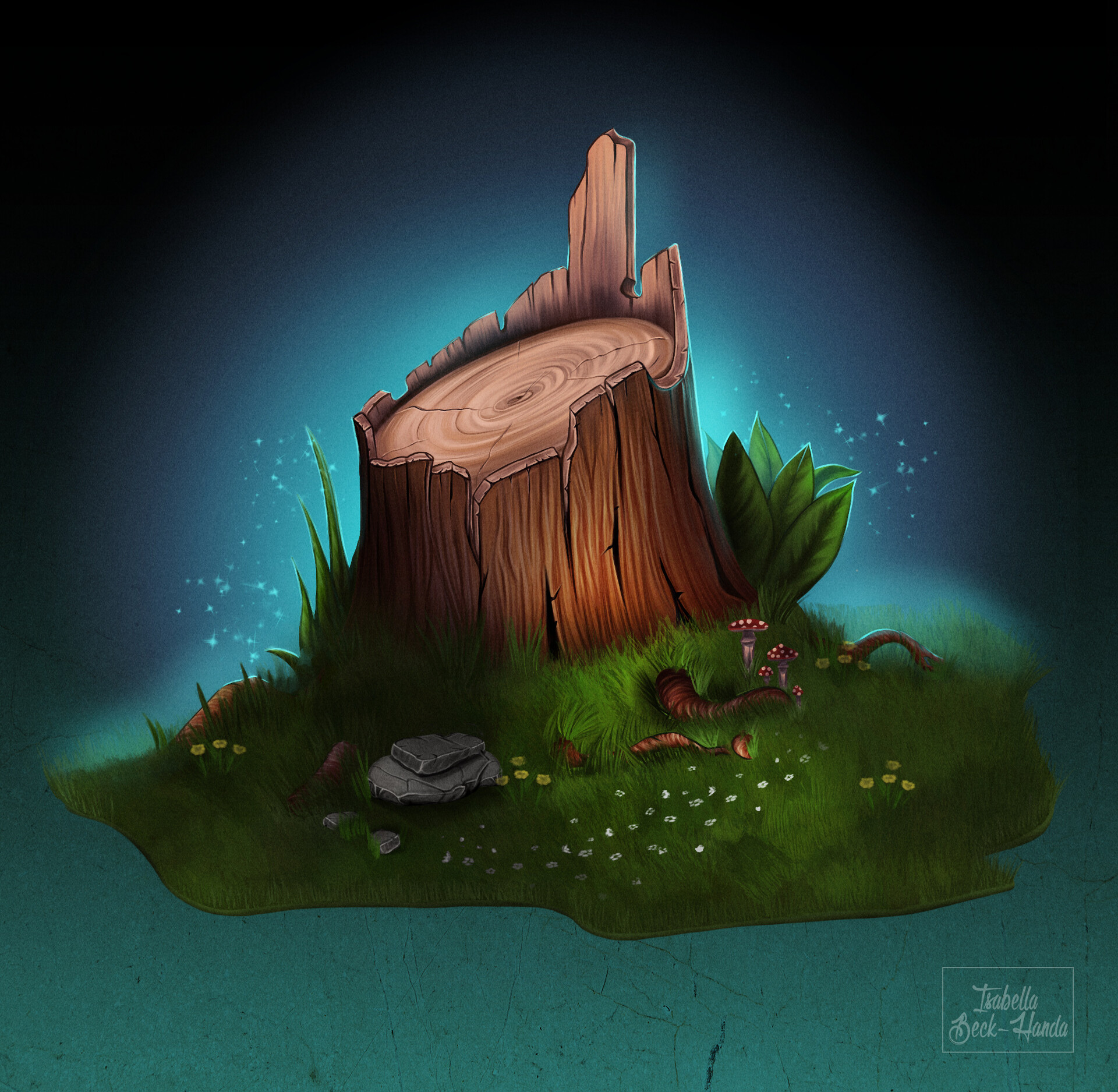 ArtStation - Magical tree stump