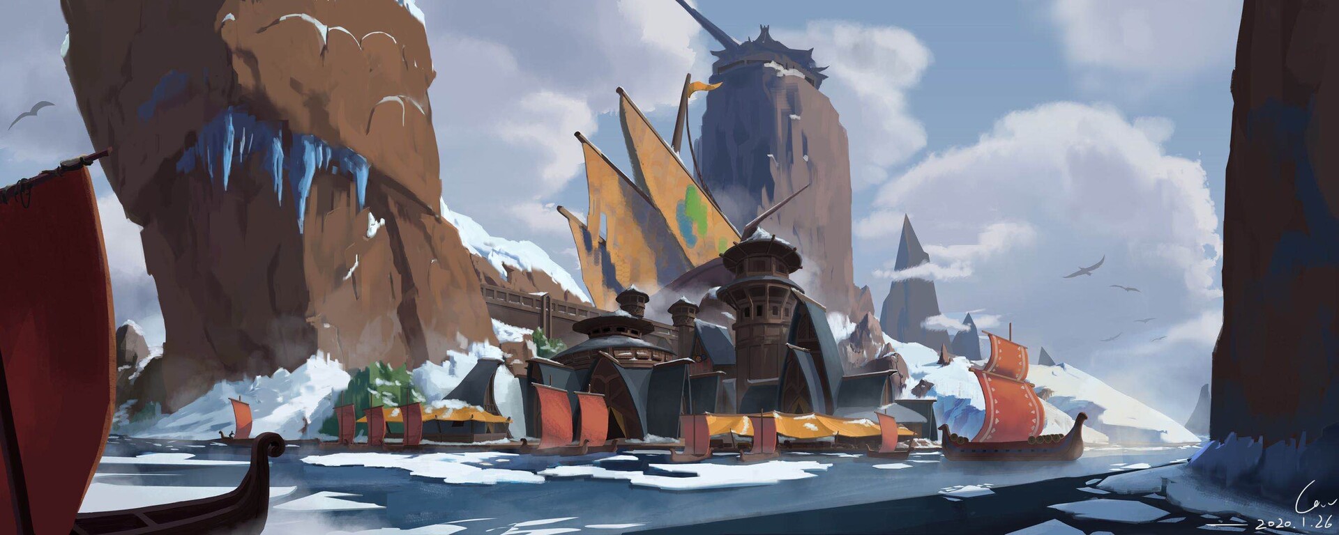 ArtStation - Winter tribes