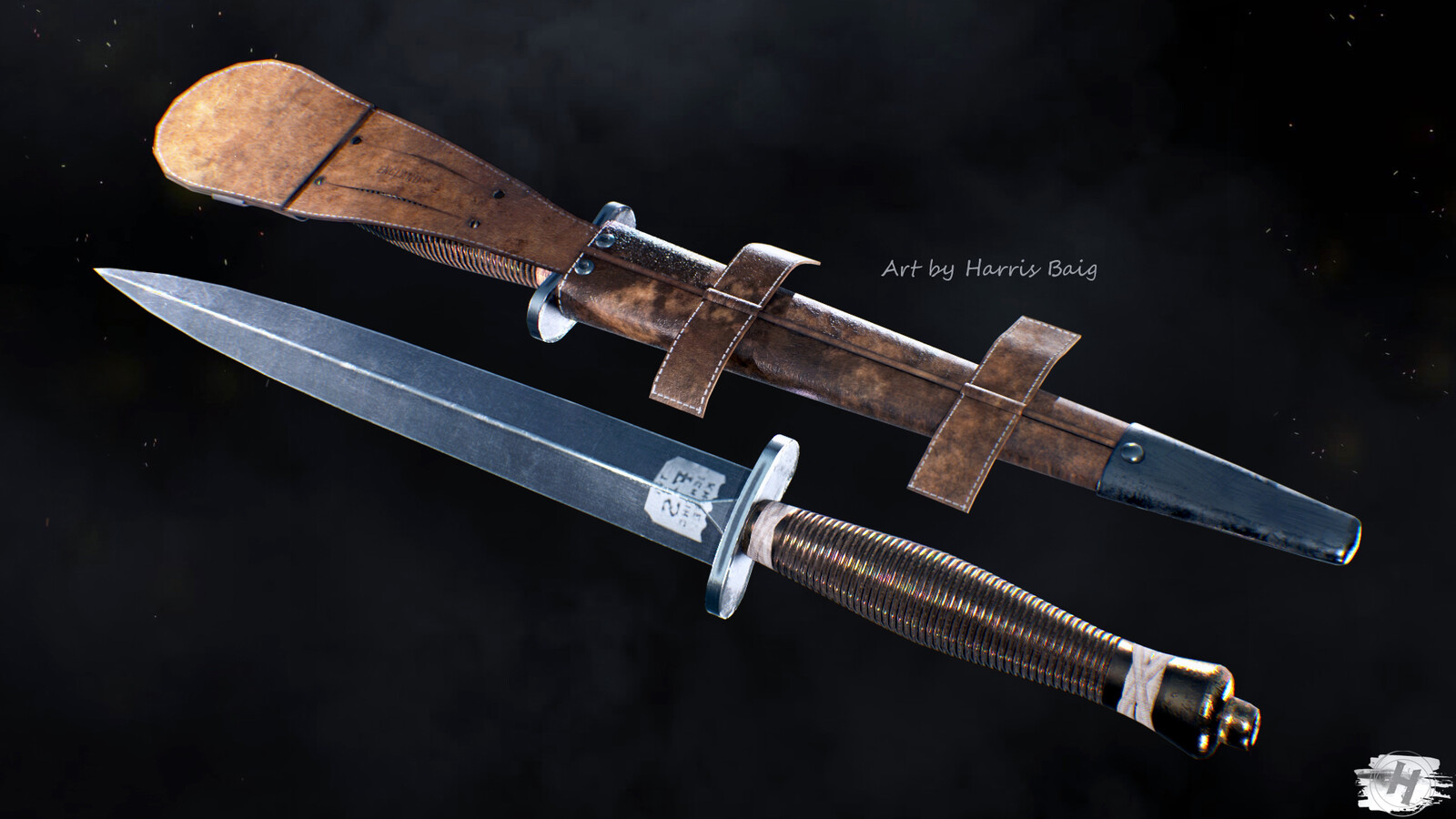 Harris Baig - British WWII Royal Marine Commando Dagger