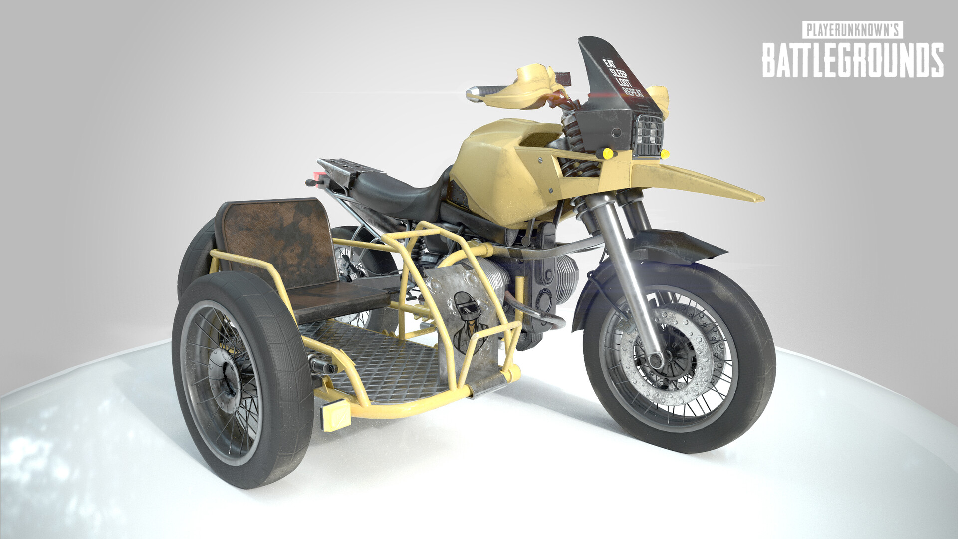 ArtStation - Pubg Bike