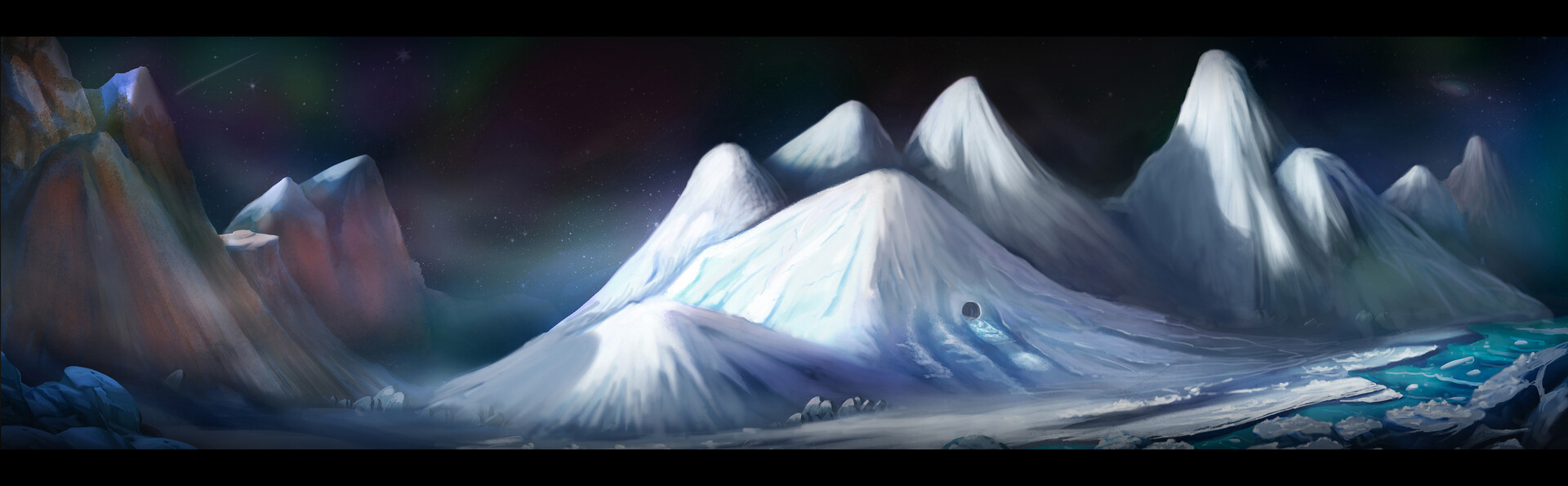 ArtStation - Icey Mountains