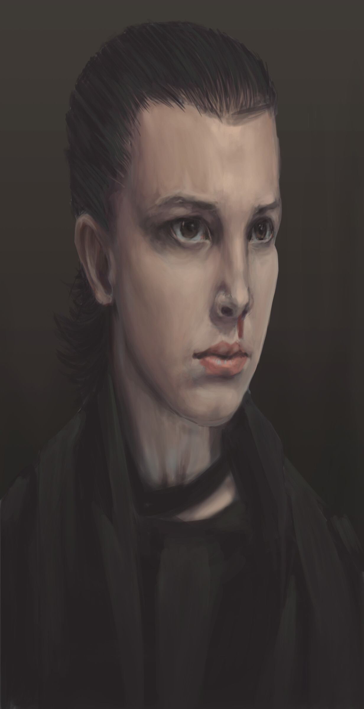 ArtStation - Stranger Things - Eleven Portrait