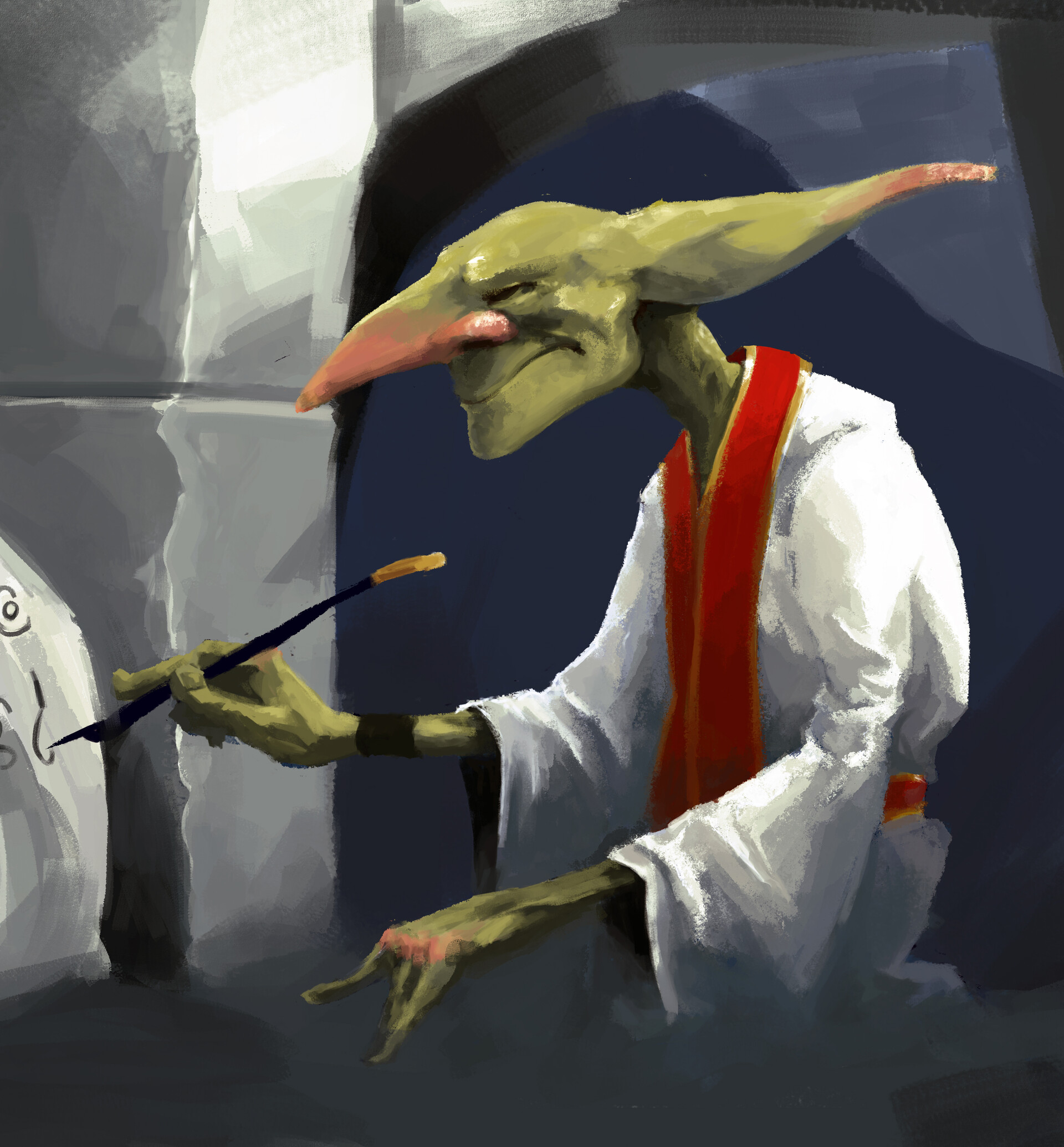 ArtStation - Painting: Goblin