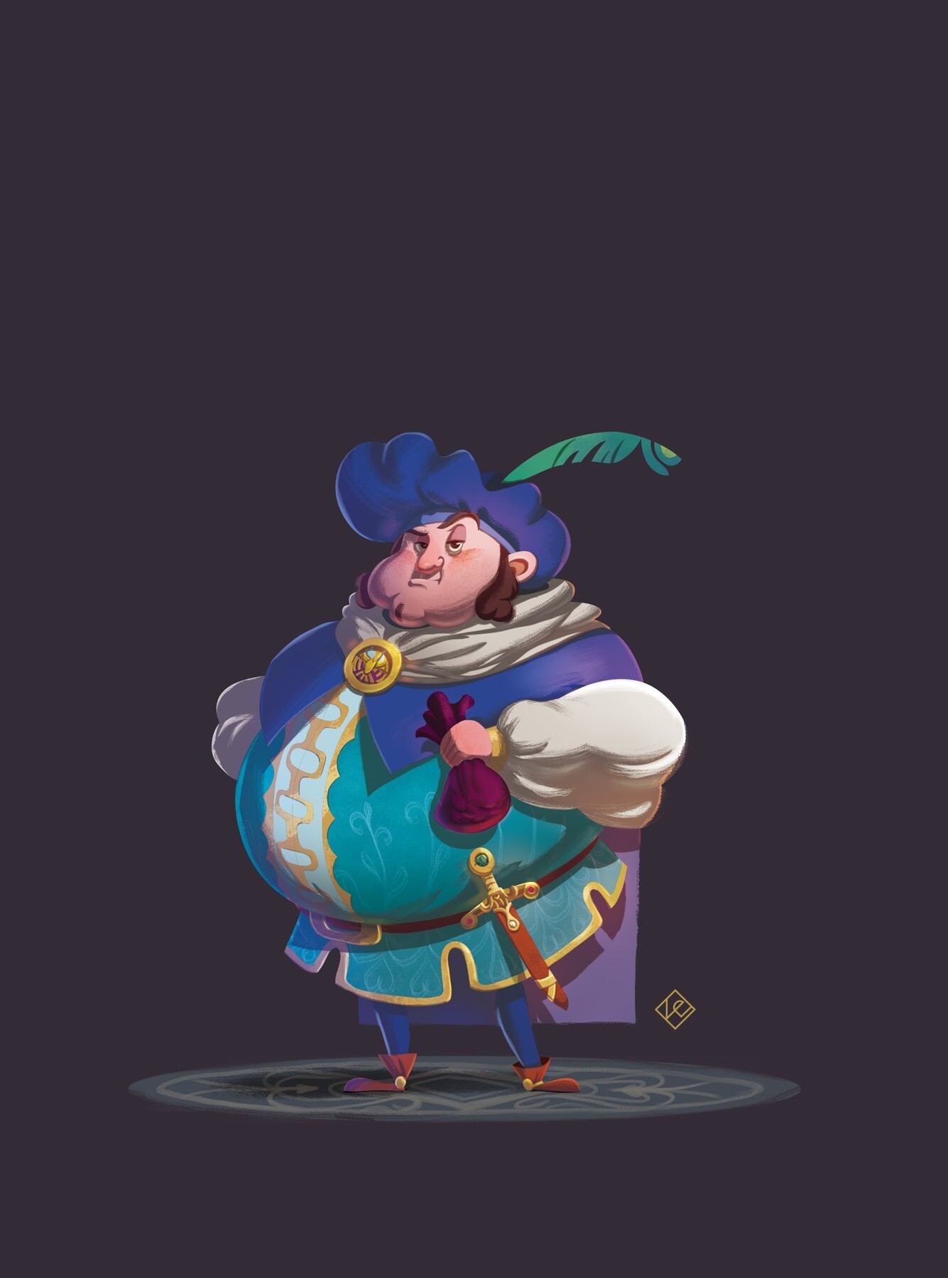 ArtStation - Medieval characters Serie (merchant)