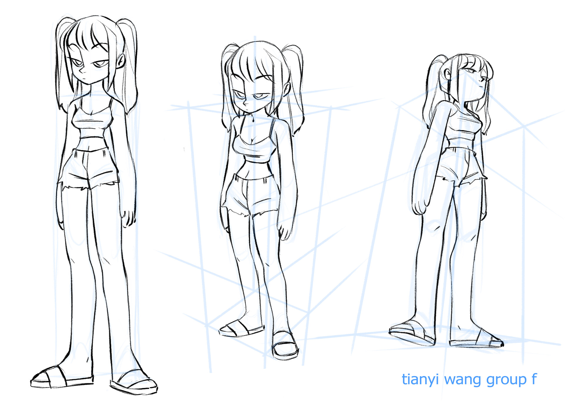 ArtStation - character in perspective