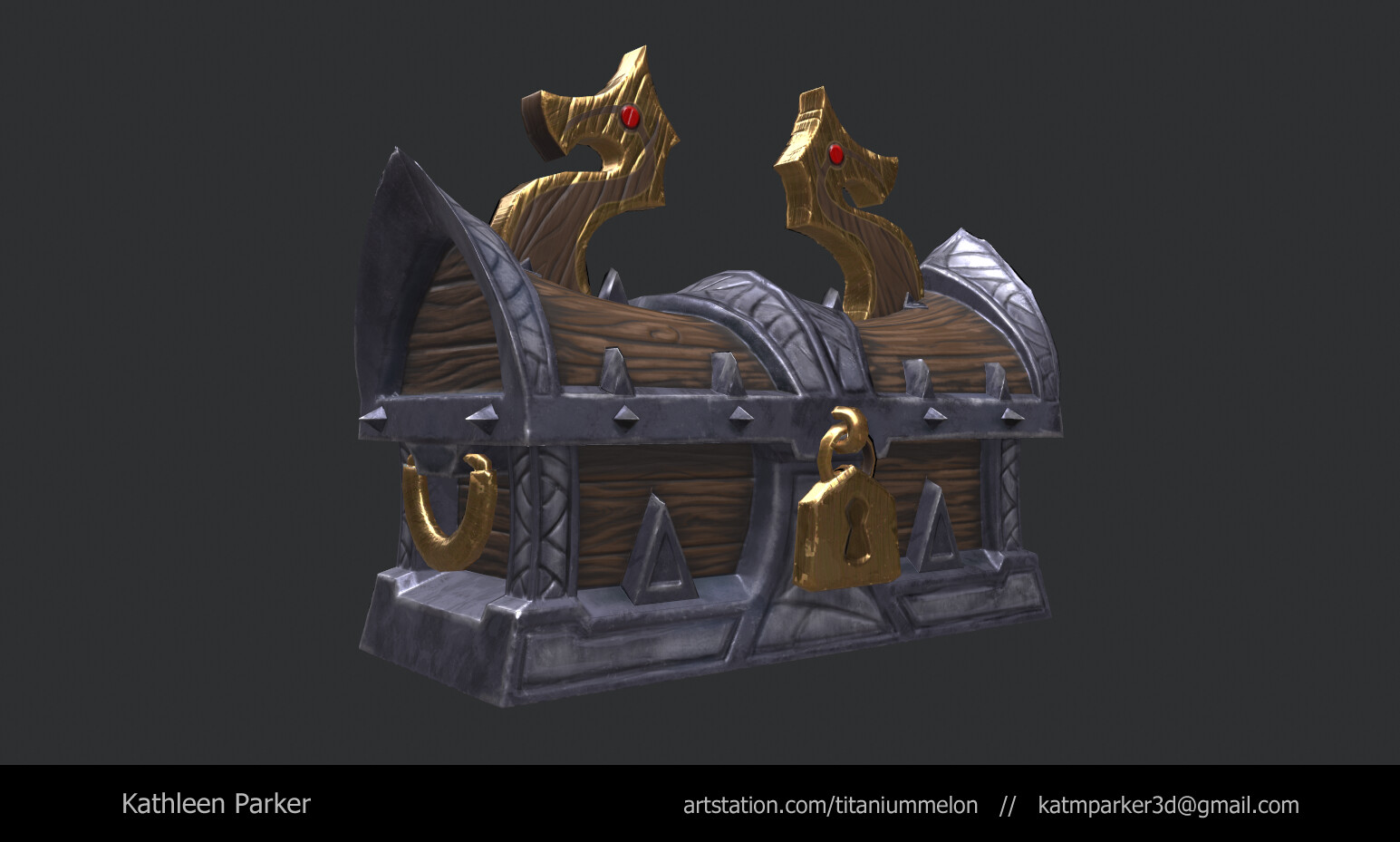 ArtStation - Norse Dragon Chest