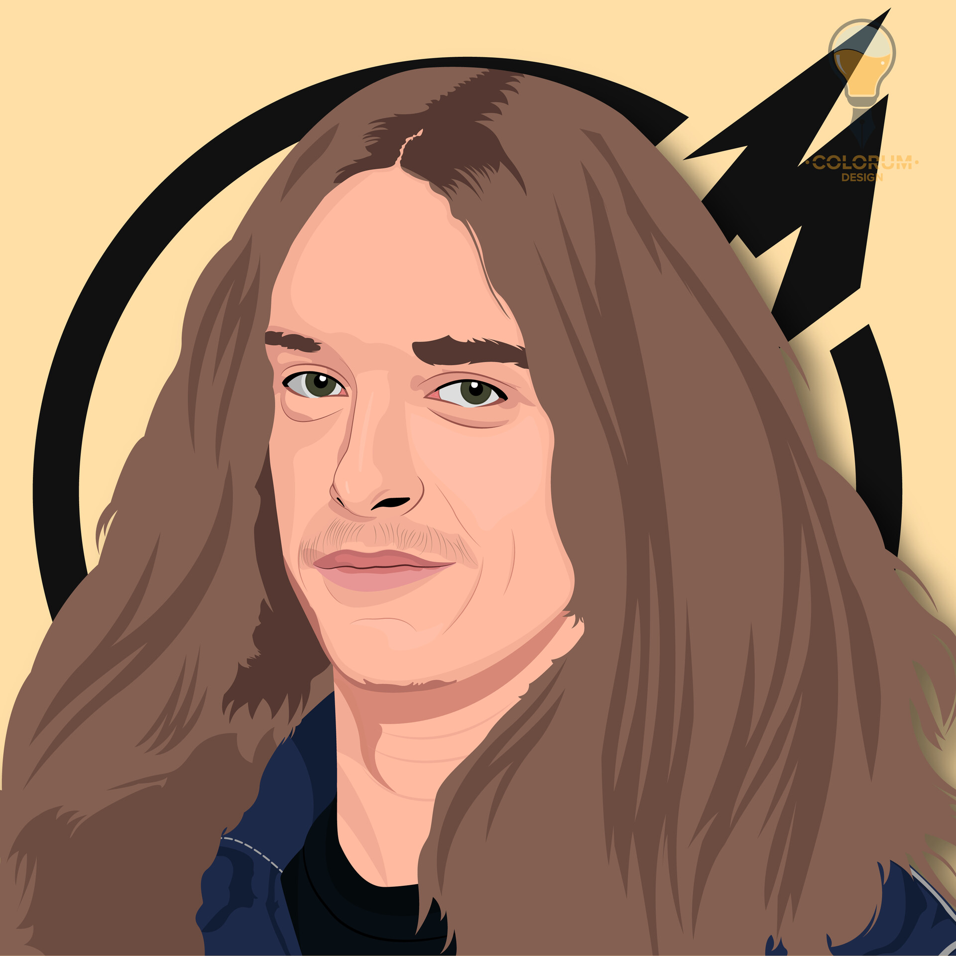 ArtStation - Cliff Burton vector illustration