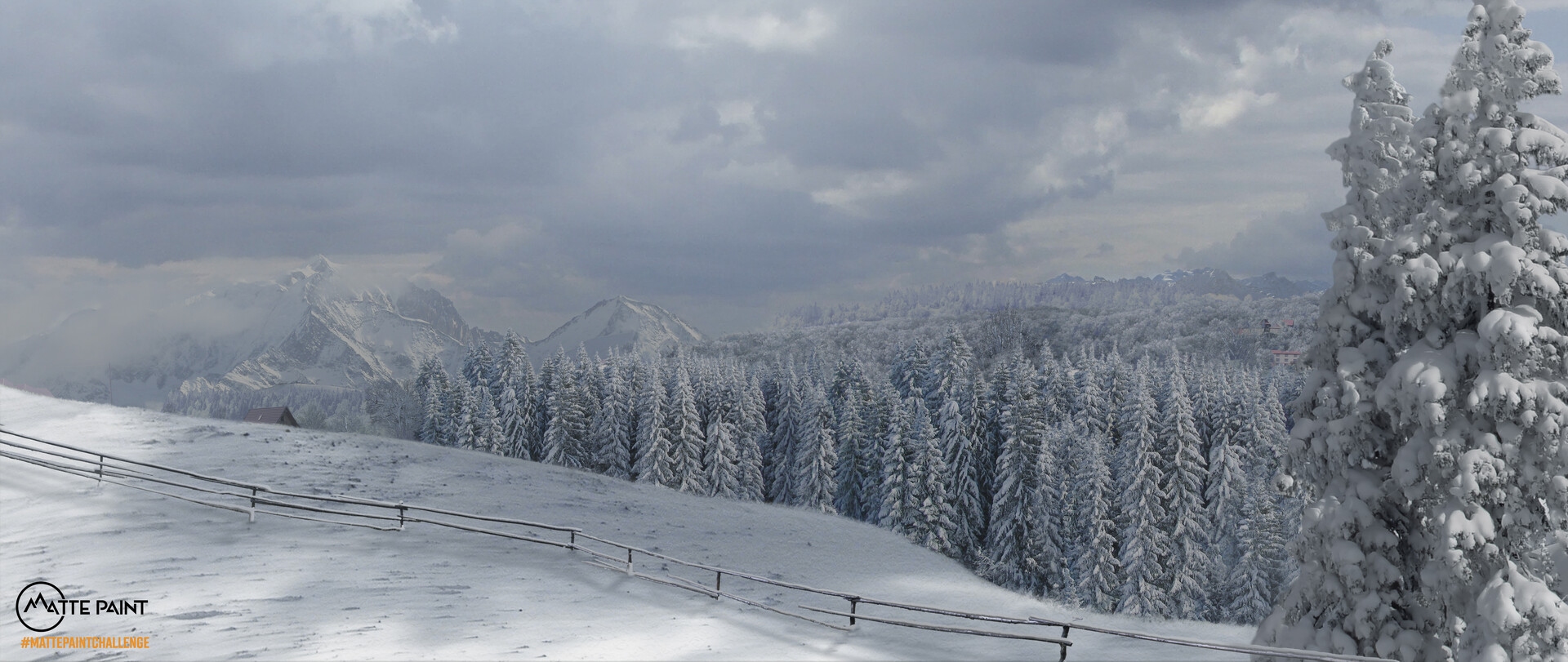 ArtStation - Winter Field