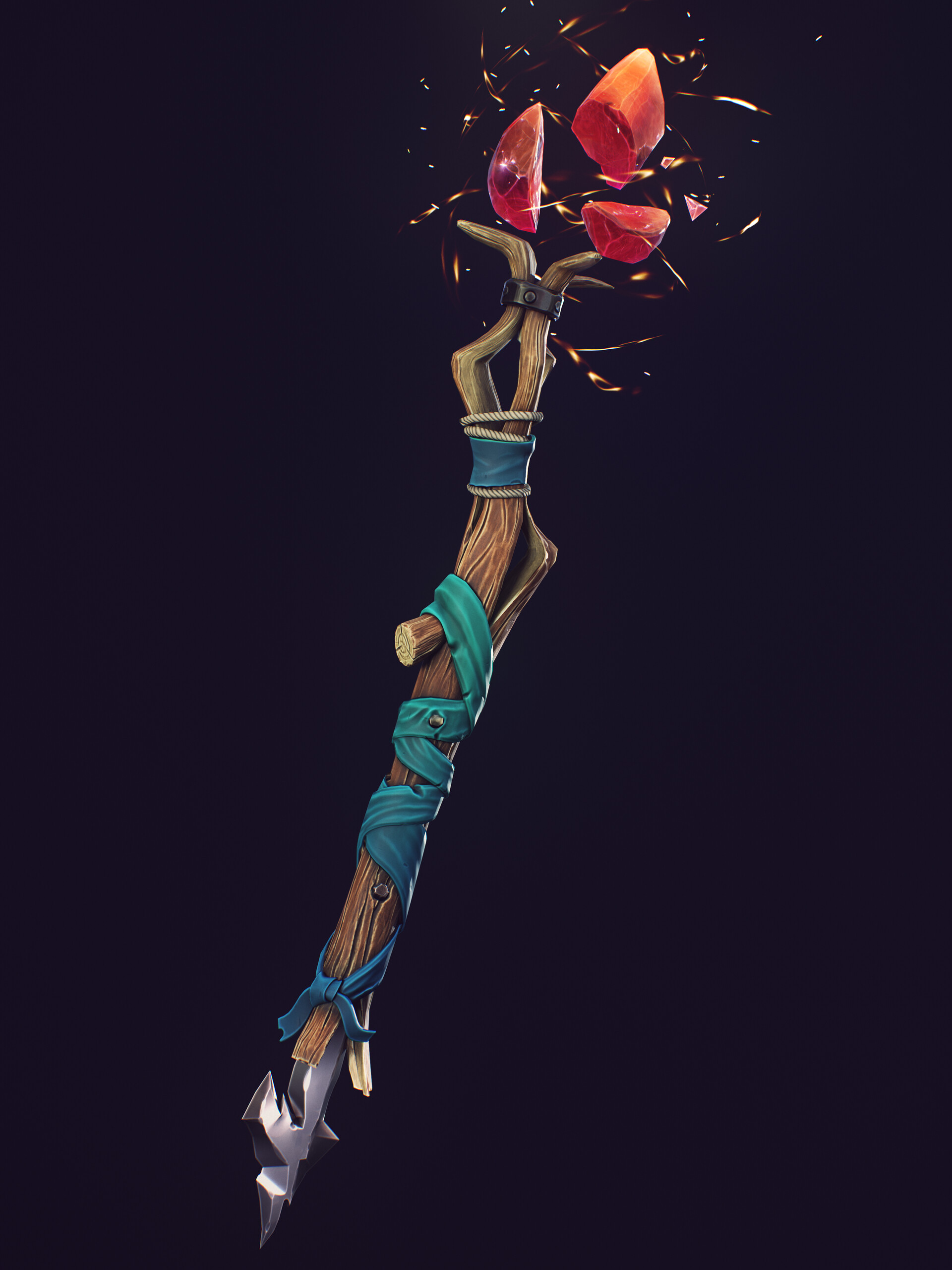 ArtStation - Krakleshokke - Wand of the Ork Shaman