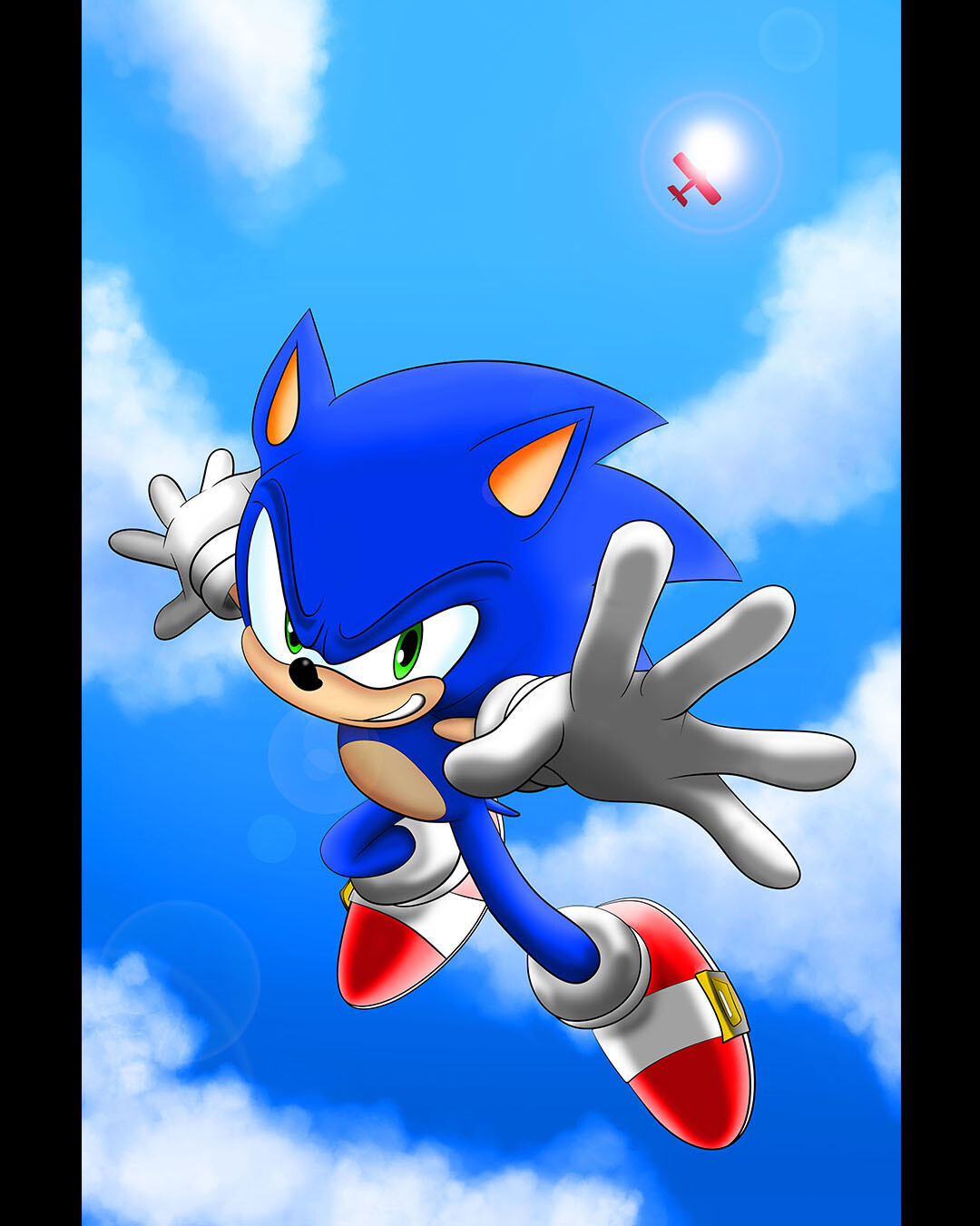 ArtStation - Sonic Free Fall