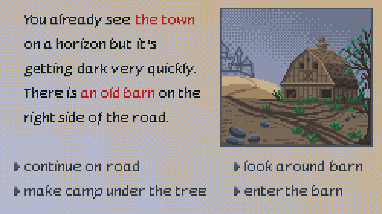 ArtStation - Text adventure concept