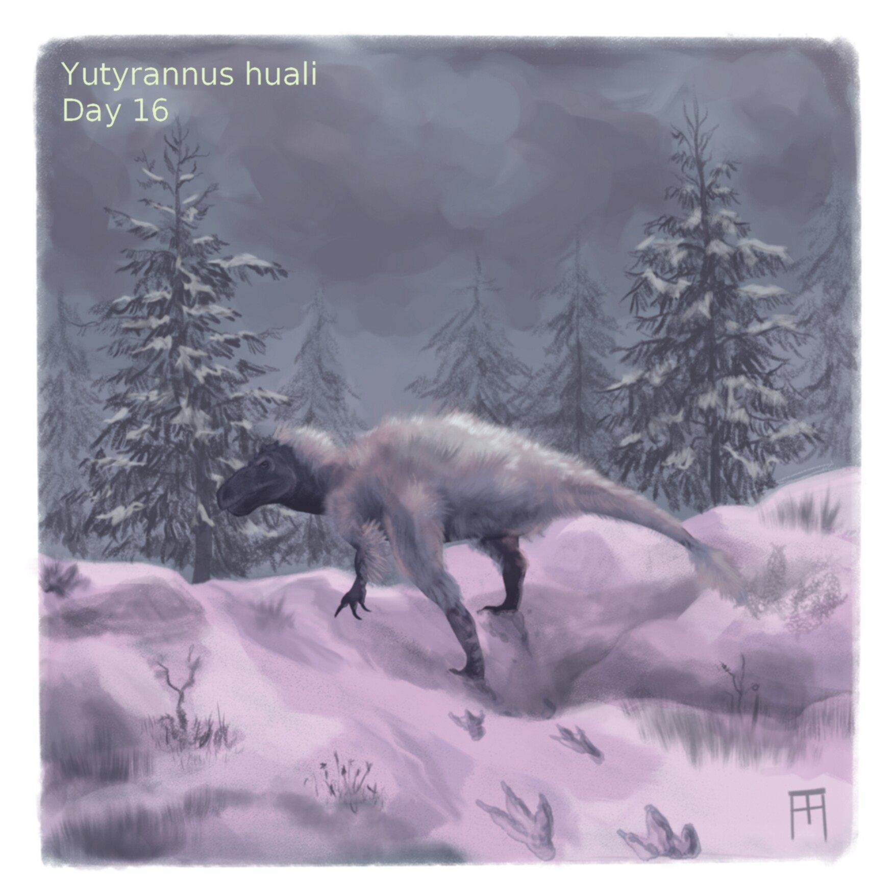 ArtStation - Yutyrannus huali