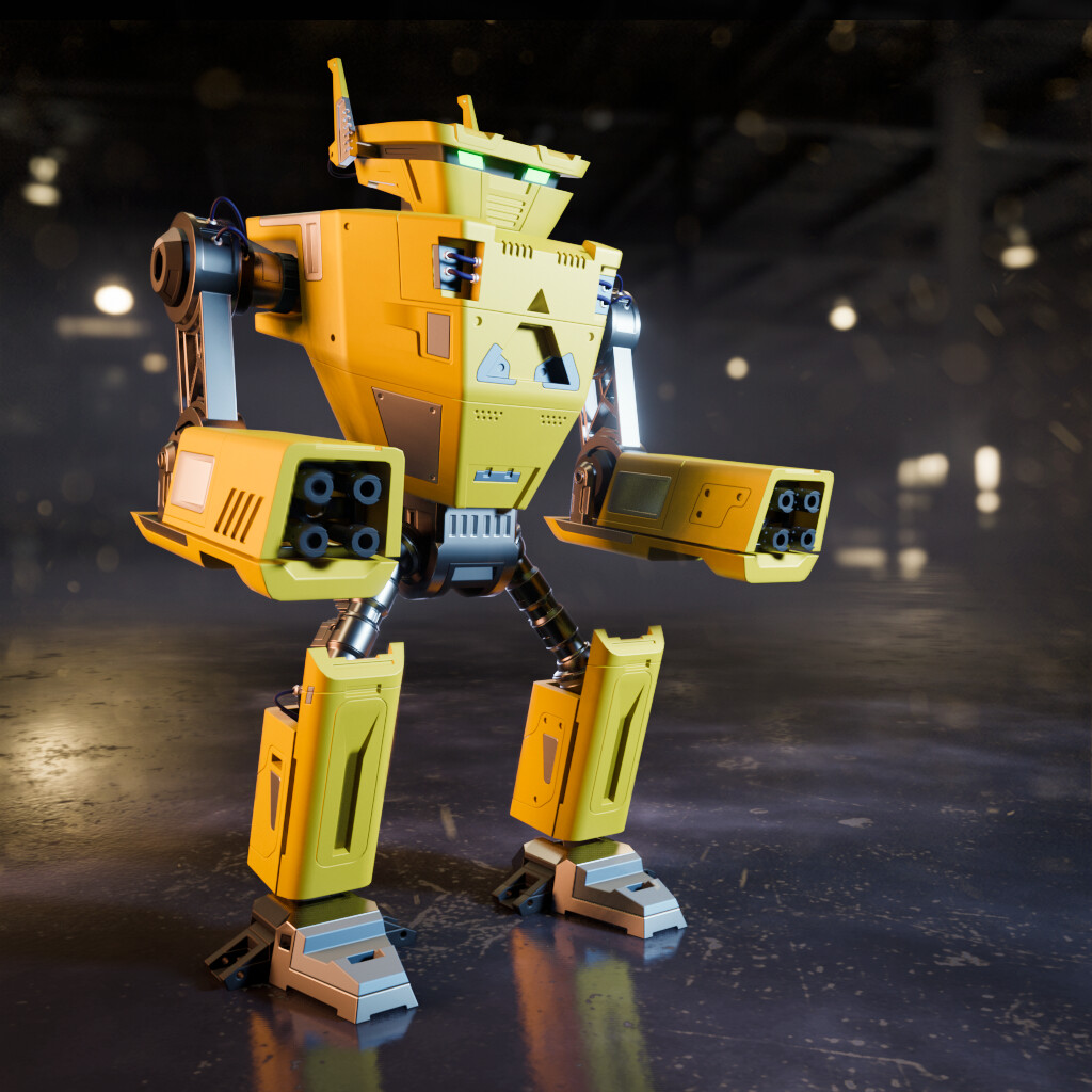 ArtStation - Yellow Robot