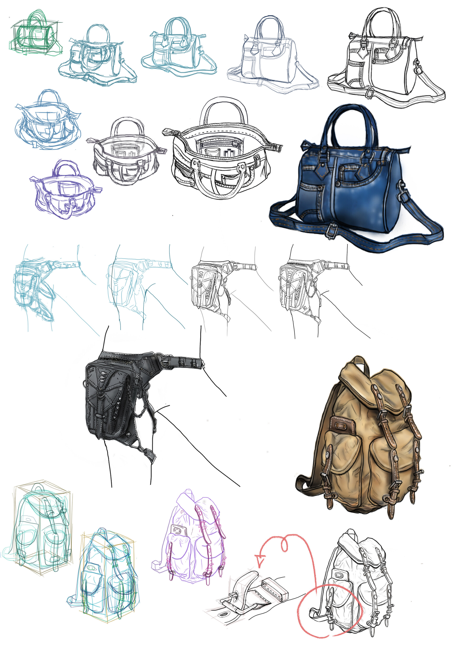 Annie LSY - Bags & Buckles