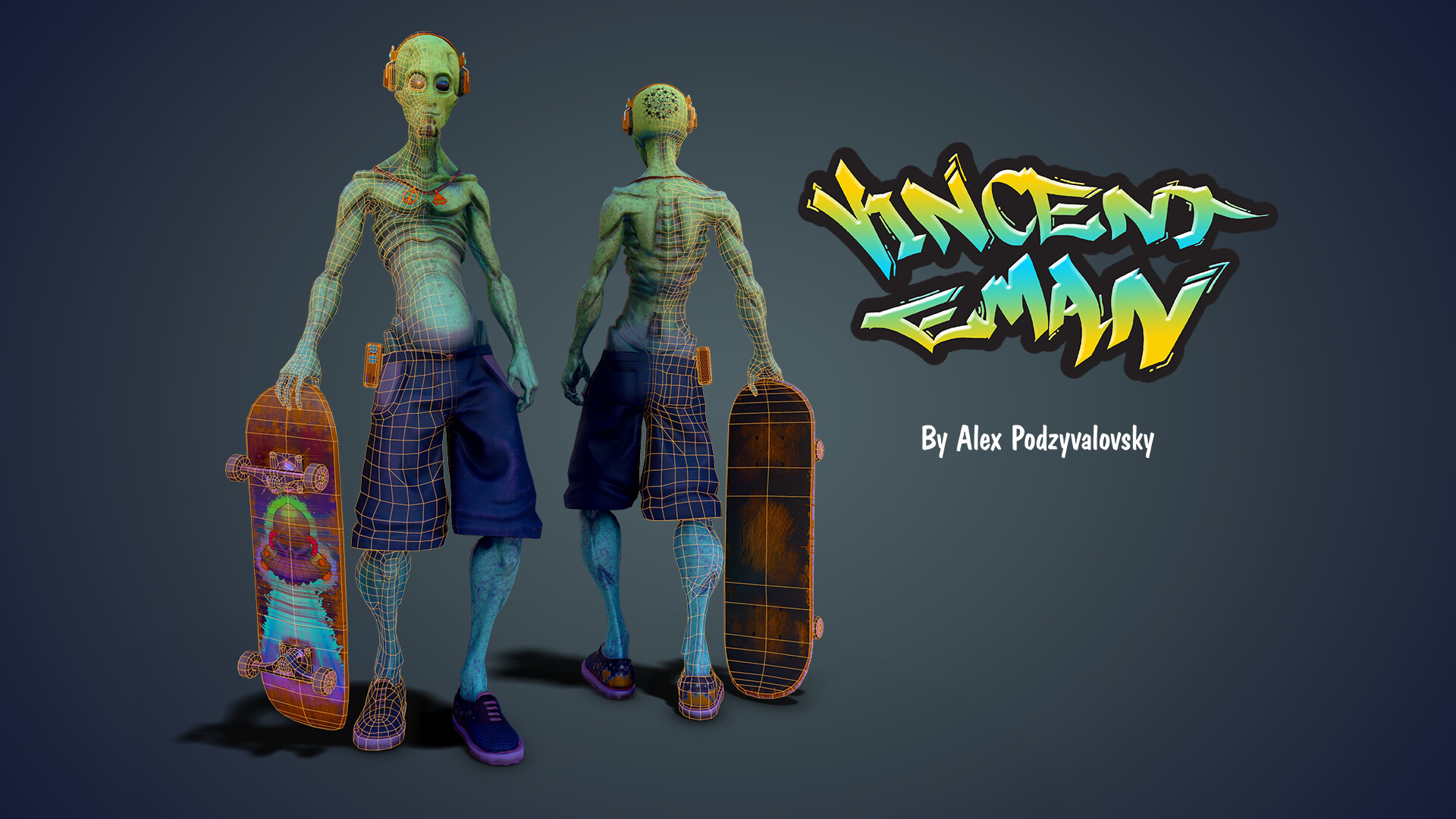 ArtStation - Vincent Eman - 3d character design. Student Project ...