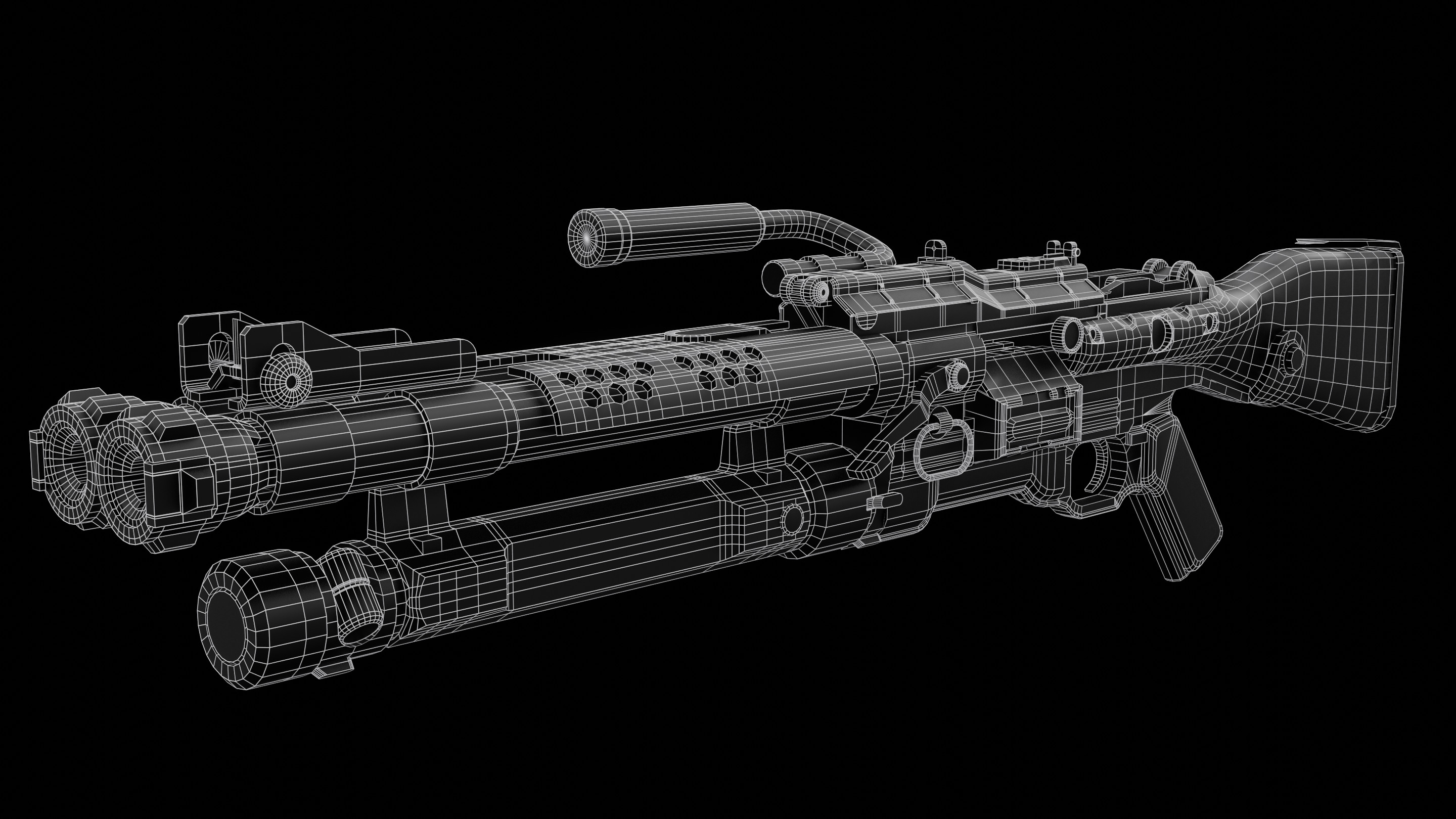 3D Portfolio Nicolas Bergh - SchockHammer WolfenStein Gun - Work in ...
