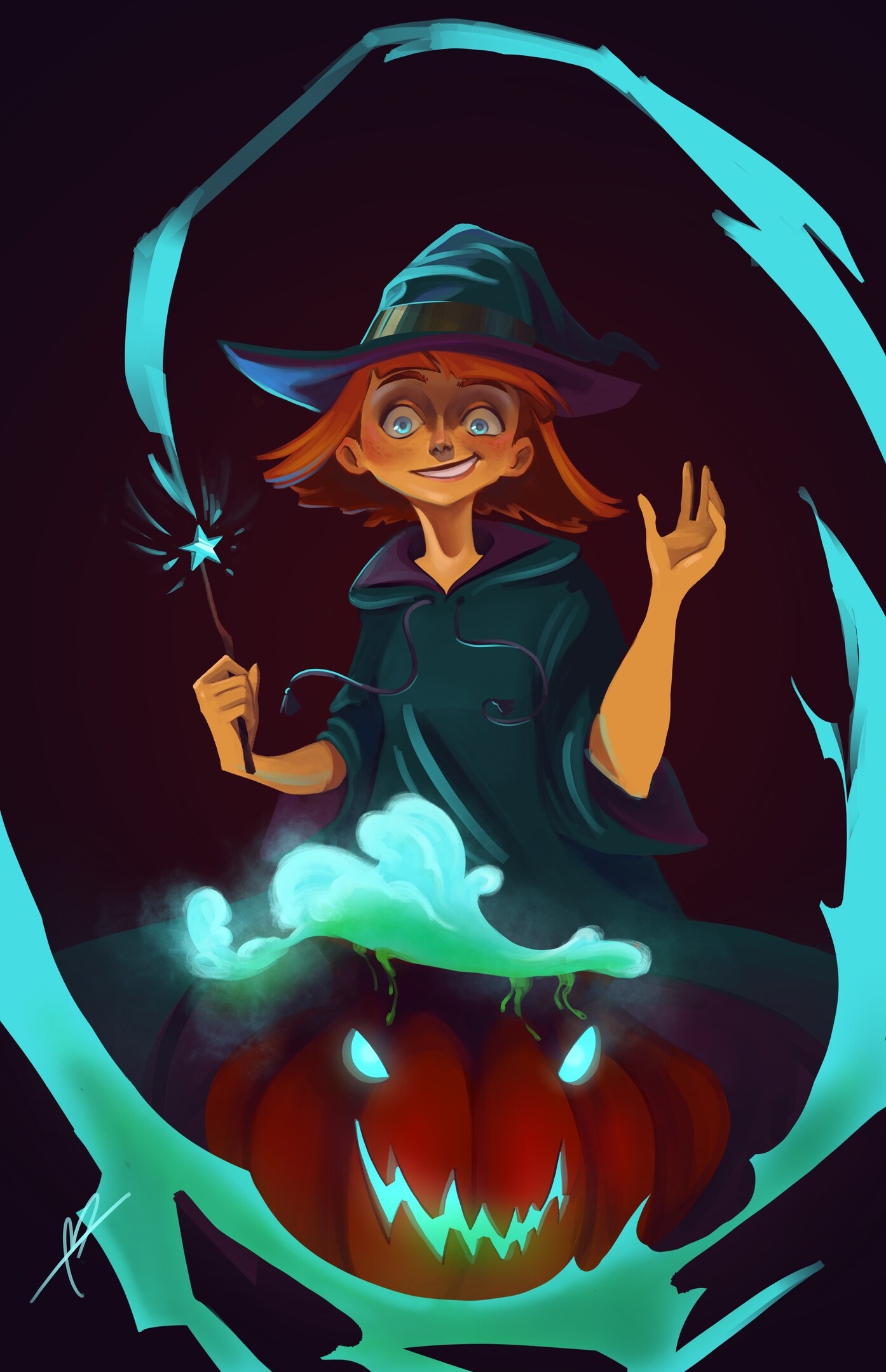 ArtStation - Wizard girl