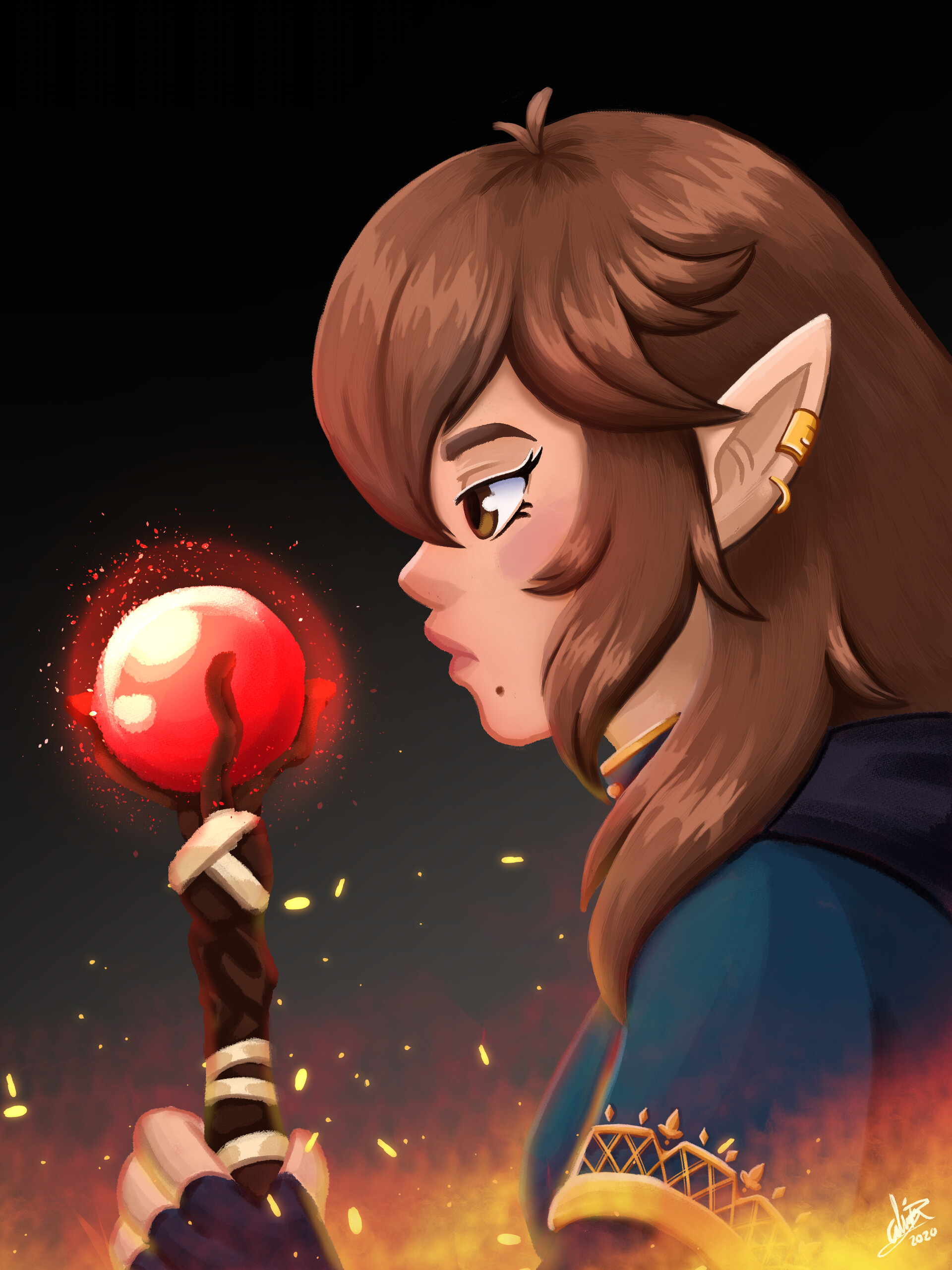 ArtStation - High Elf Wizard