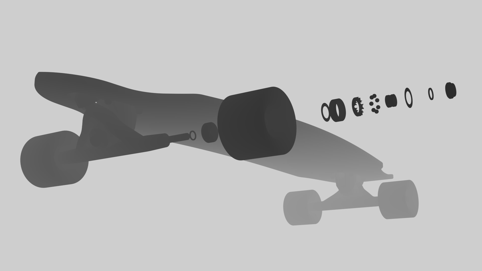 Andries van Niekerk - Skateboard Exploded Animation