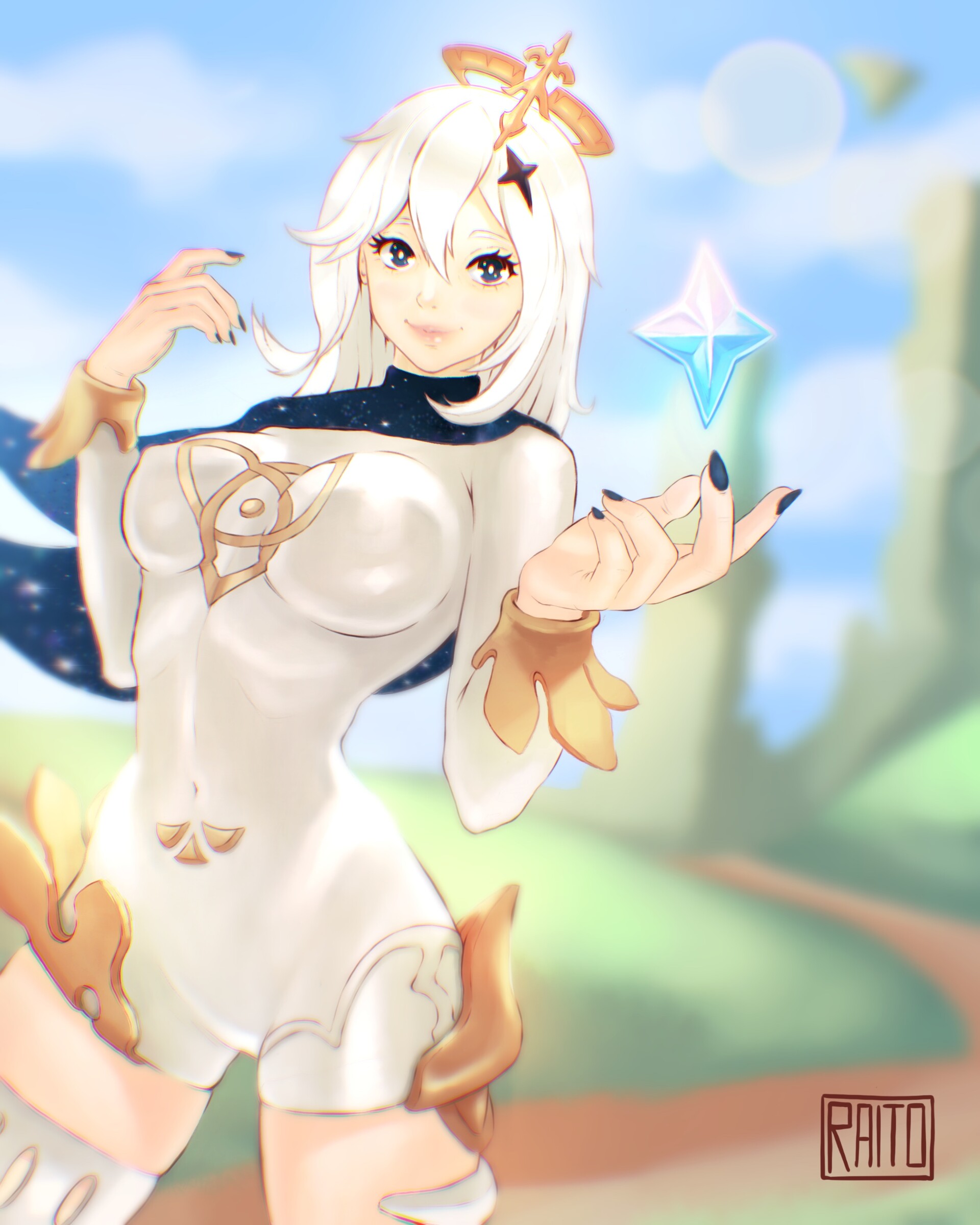 ArtStation - Genshin Impact Paimon Fan Art