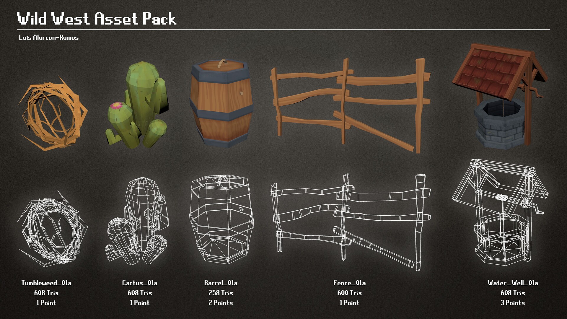 ArtStation - Wild West 3D Asset Pack