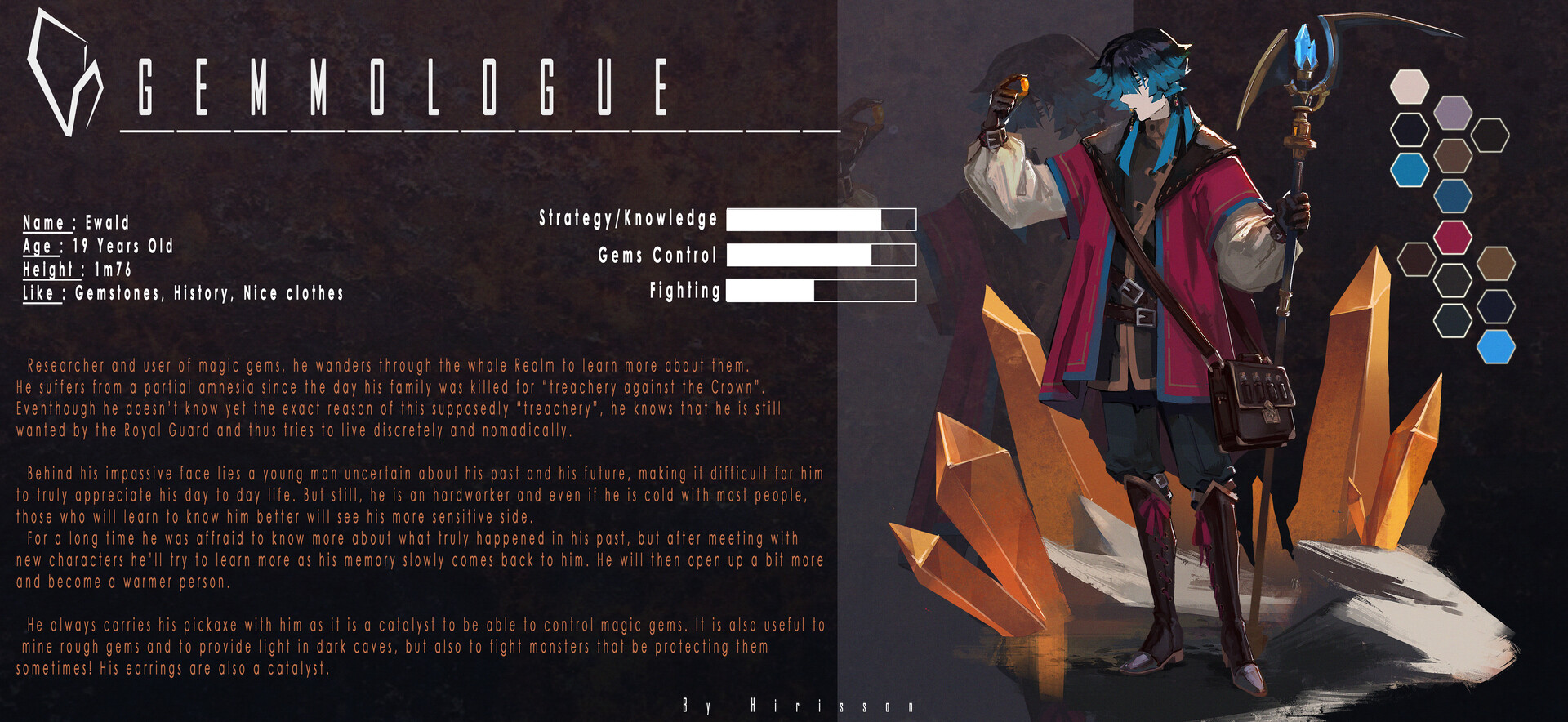 ArtStation - [Character Design] The Gemologist