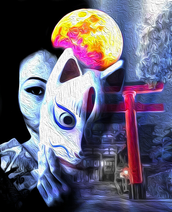 ArtStation - behind the Kitsune mask