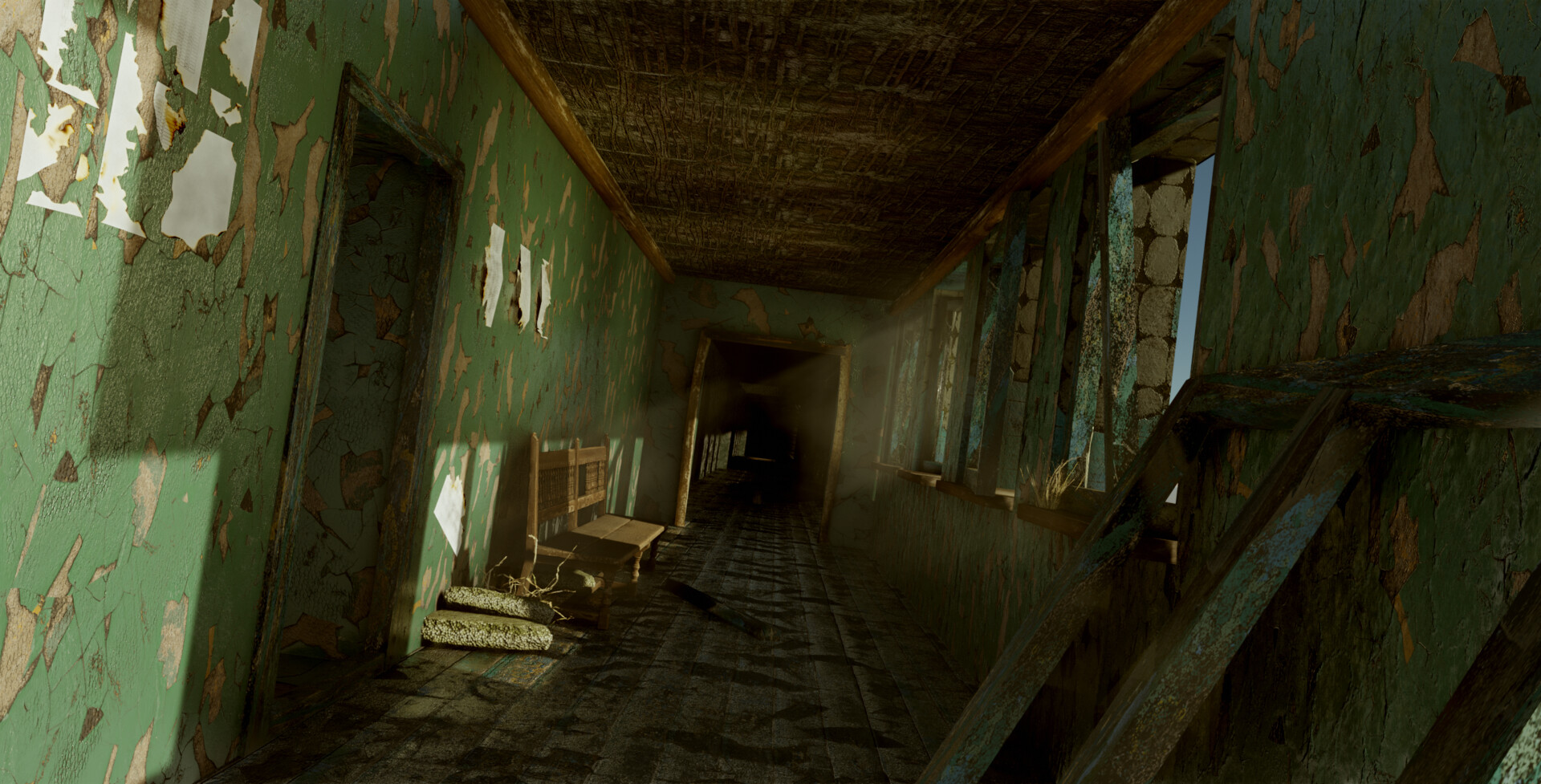 ArtStation - Hallway scene