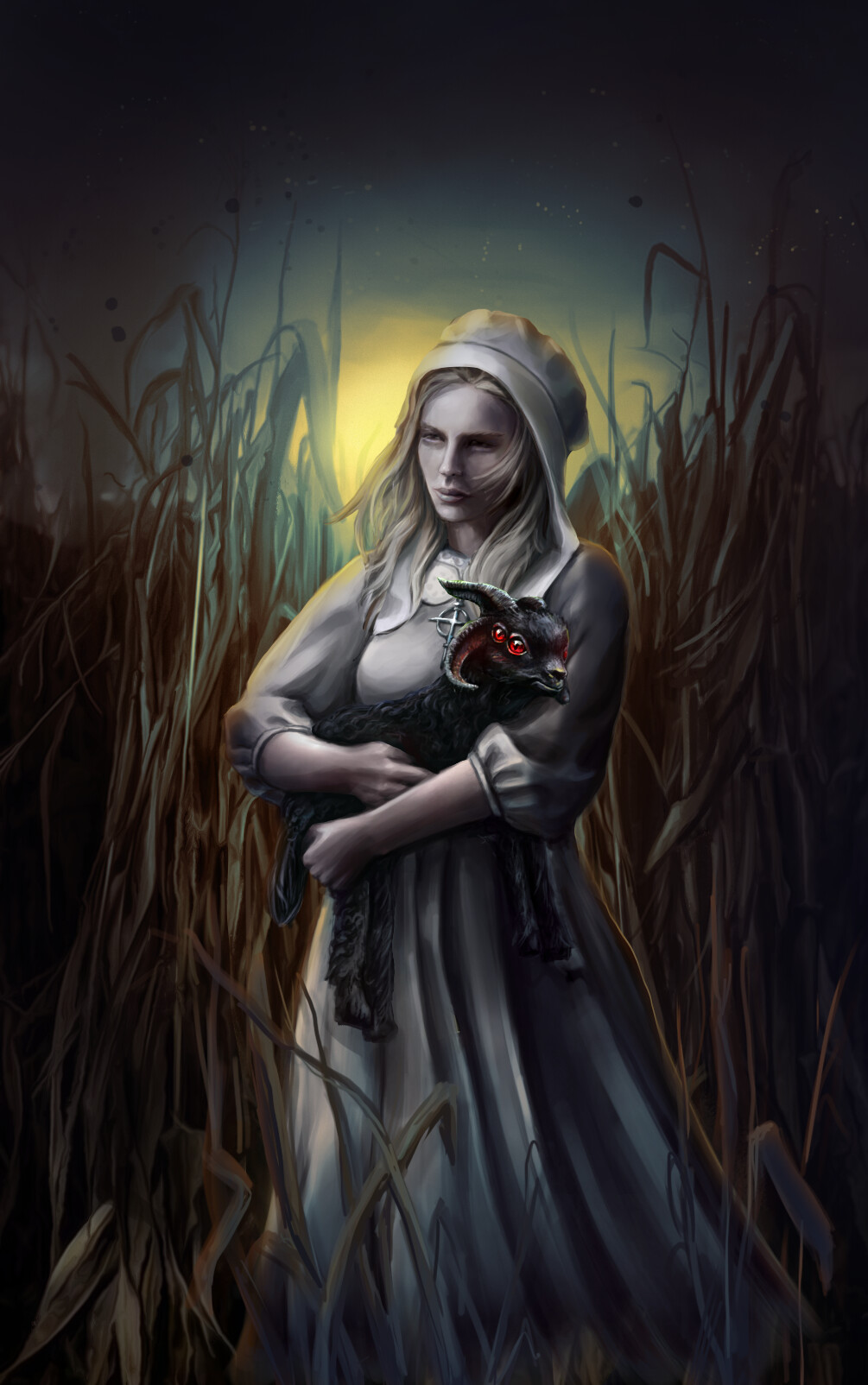 ArtStation - Woman with goat